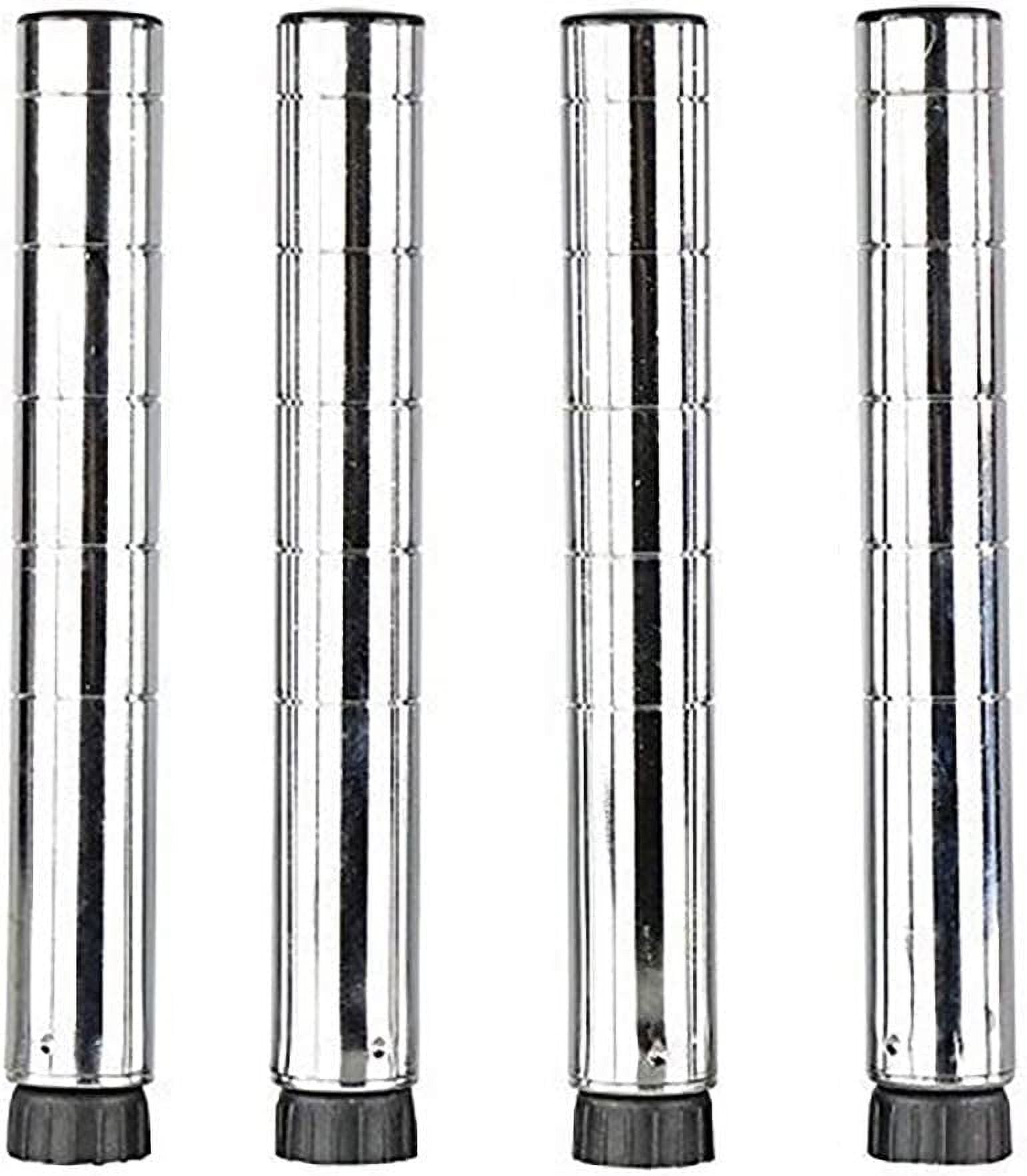Thunder Chrome Wire Shelving Posts | Pack of 4 Posts | NSF Commercial Heavy Duty | - Walmart.com