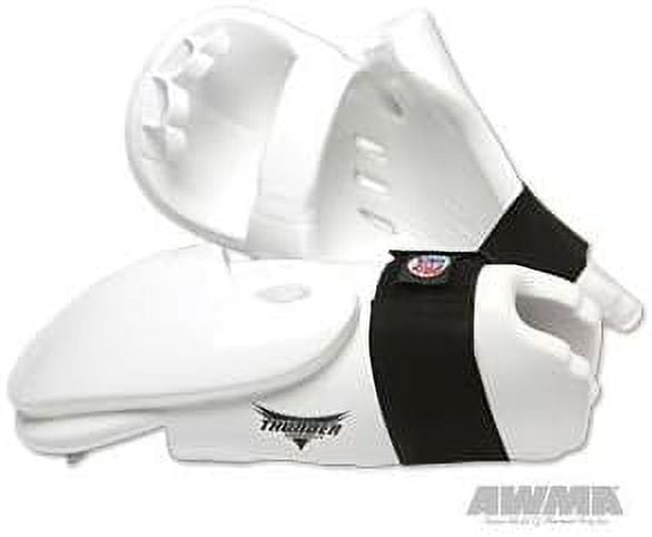 Thunder Double Layered Punches Karate Sparring Gloves - White - Child ...