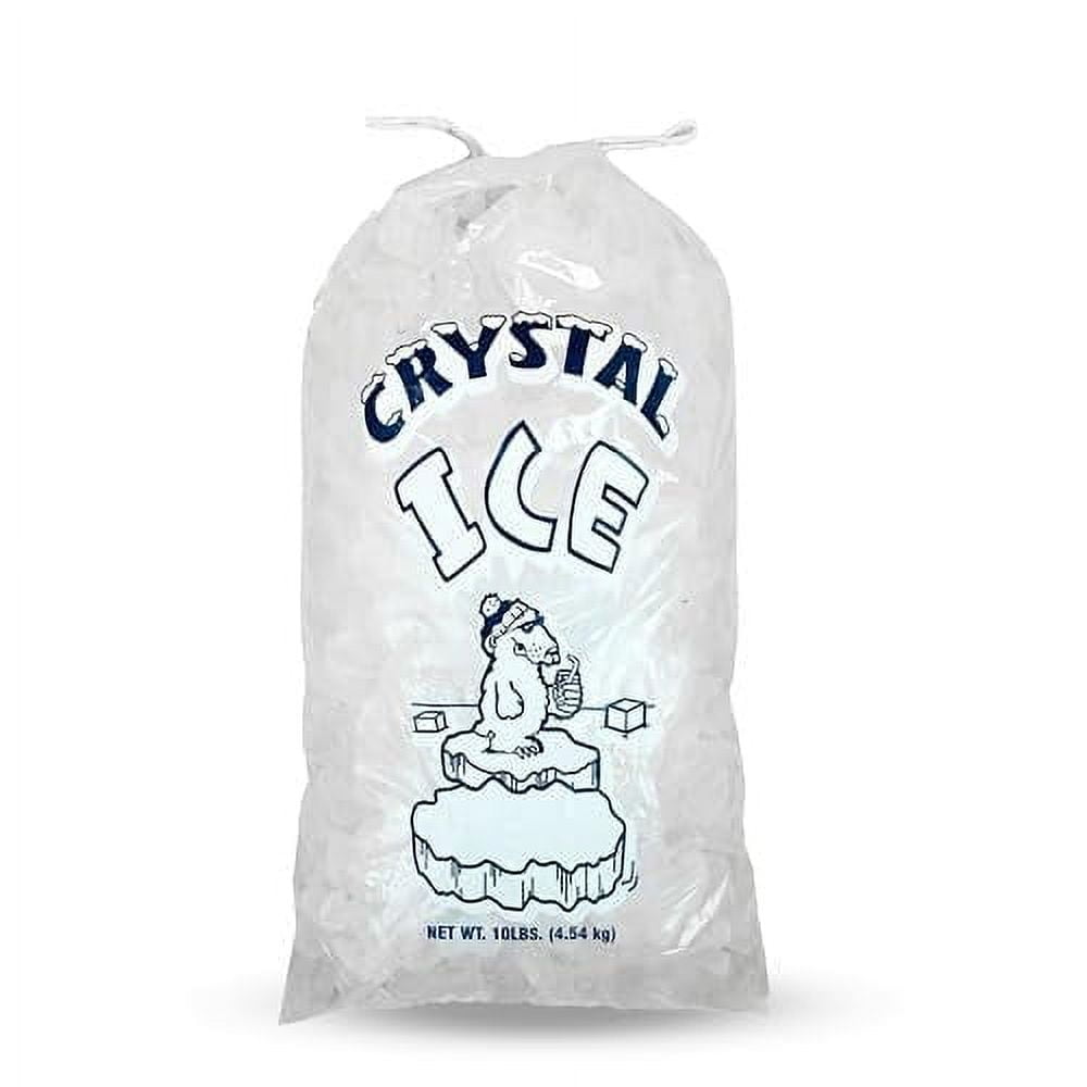 Thunder Ice Bags with Drawstring (400 Count) – Clear Plastic Bags for ...