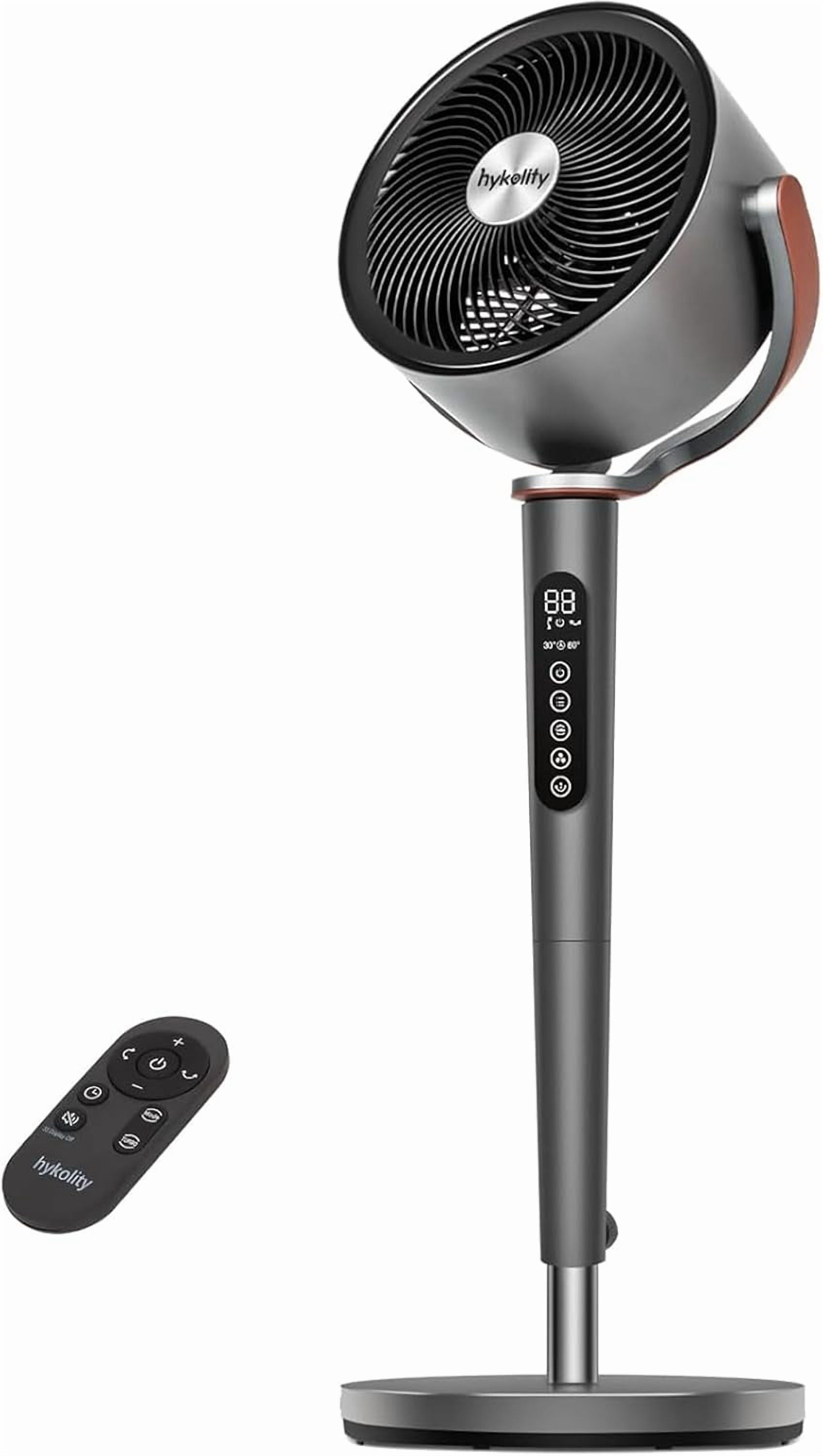 Thunder Large Pedestal Fan for Bedroom, 120°+90°Omni-directional ...