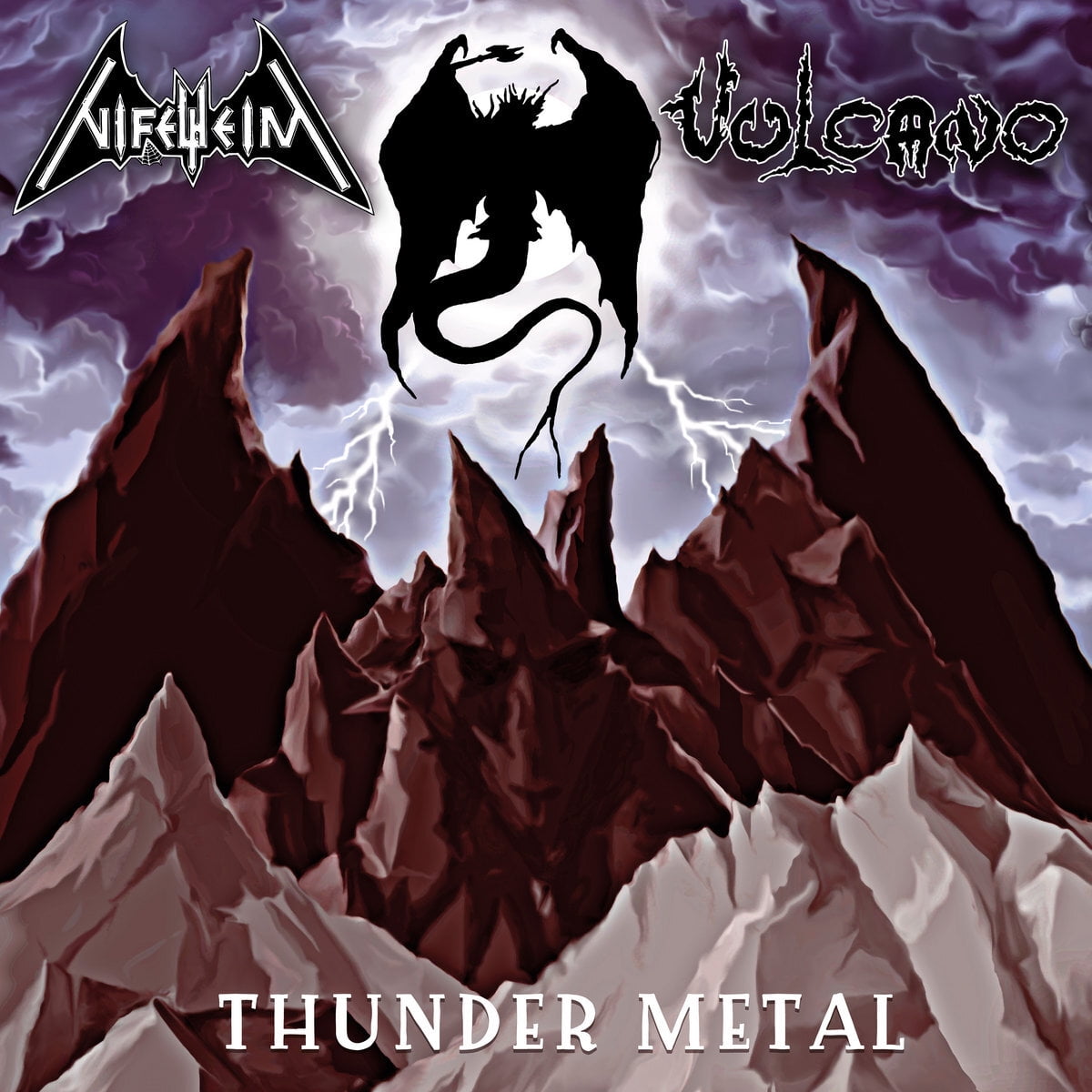 Vulcano/Nifelheim Thunder Metal (Vinyl Record) 12" Album - Walmart.com