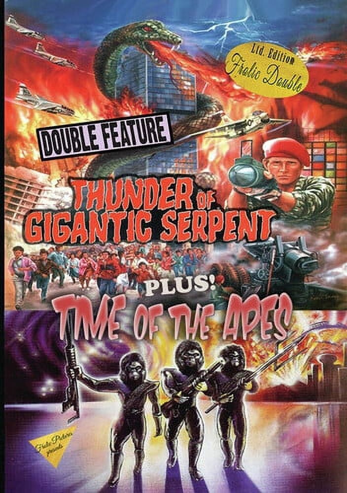 Thunder Of Gigantic Serpent/Time Of The Apes (DVD) - Walmart.com