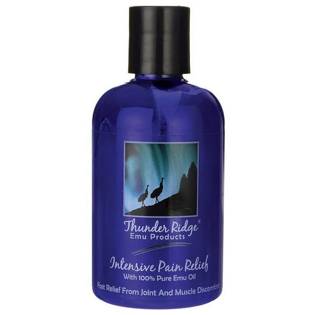 Thunder Ridge Emu Products Intensive Pain Relief with 100% Pure Emu Oil ...