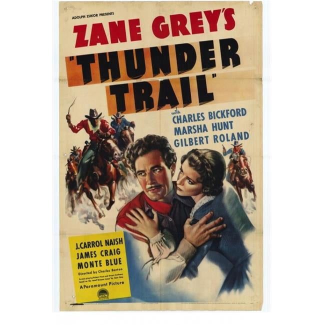 Thunder Trail Movie Poster - 27 x 40 in. - Walmart.com