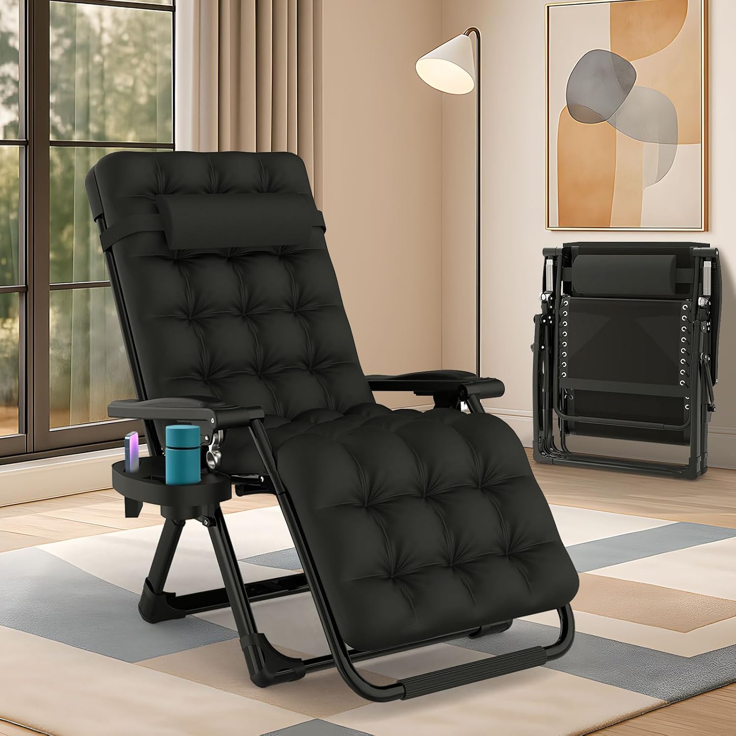 Thunder Zero Gravity Chair Lounge Chair Recliner w/Upgraded Lock and ...