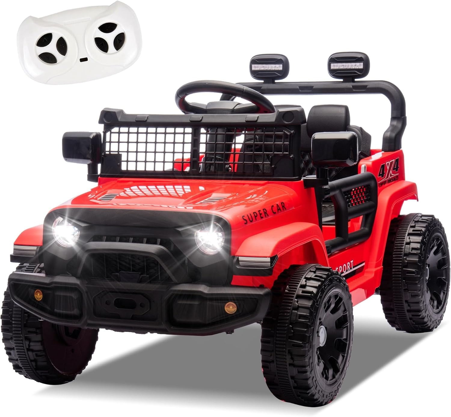 ThunderBolt 12V Ride on Electric Truck Car for Kids w/ Remote Control ...