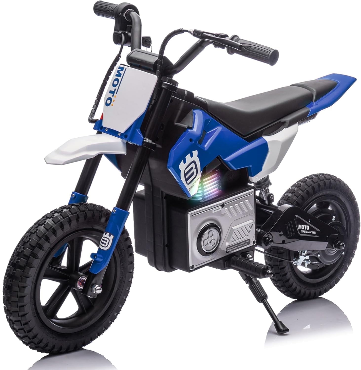 ThunderBolt Electric Dirt Bike Ride-On Motorcycle, 200W Motor, 3-9MPH ...