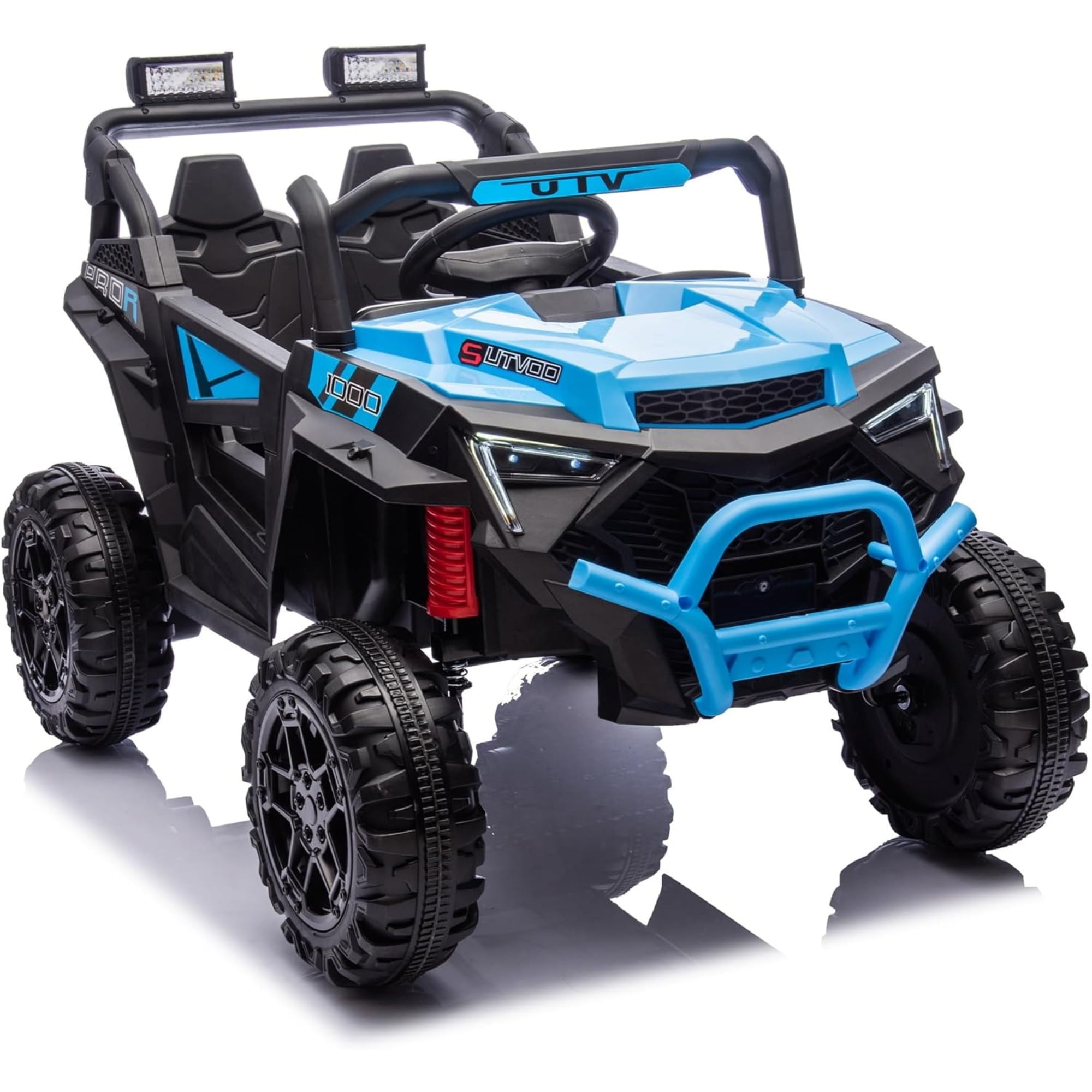 ThunderBolt 24V Kids 4WD Ride On Car with Remote Control - 400W Dual Motor Electric Power Ride ...