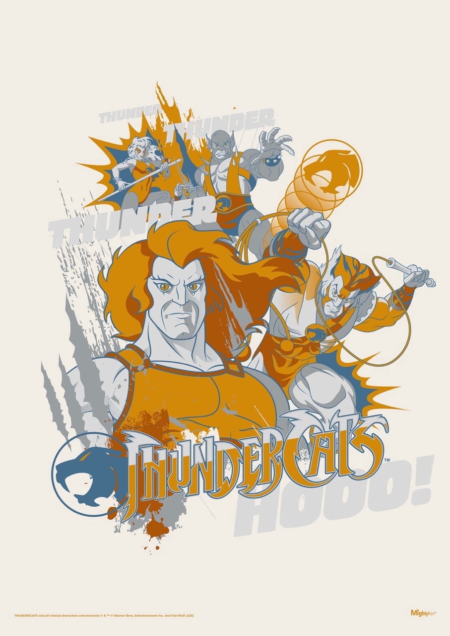 ThunderCats (Thunder Thunder Thunder) MightyPrint™ Wall Art MP17240951 ...
