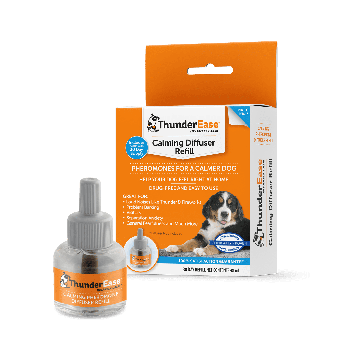 ThunderEase Calming Diffuser Refill for Dogs, 30 Day Refill - Walmart.com