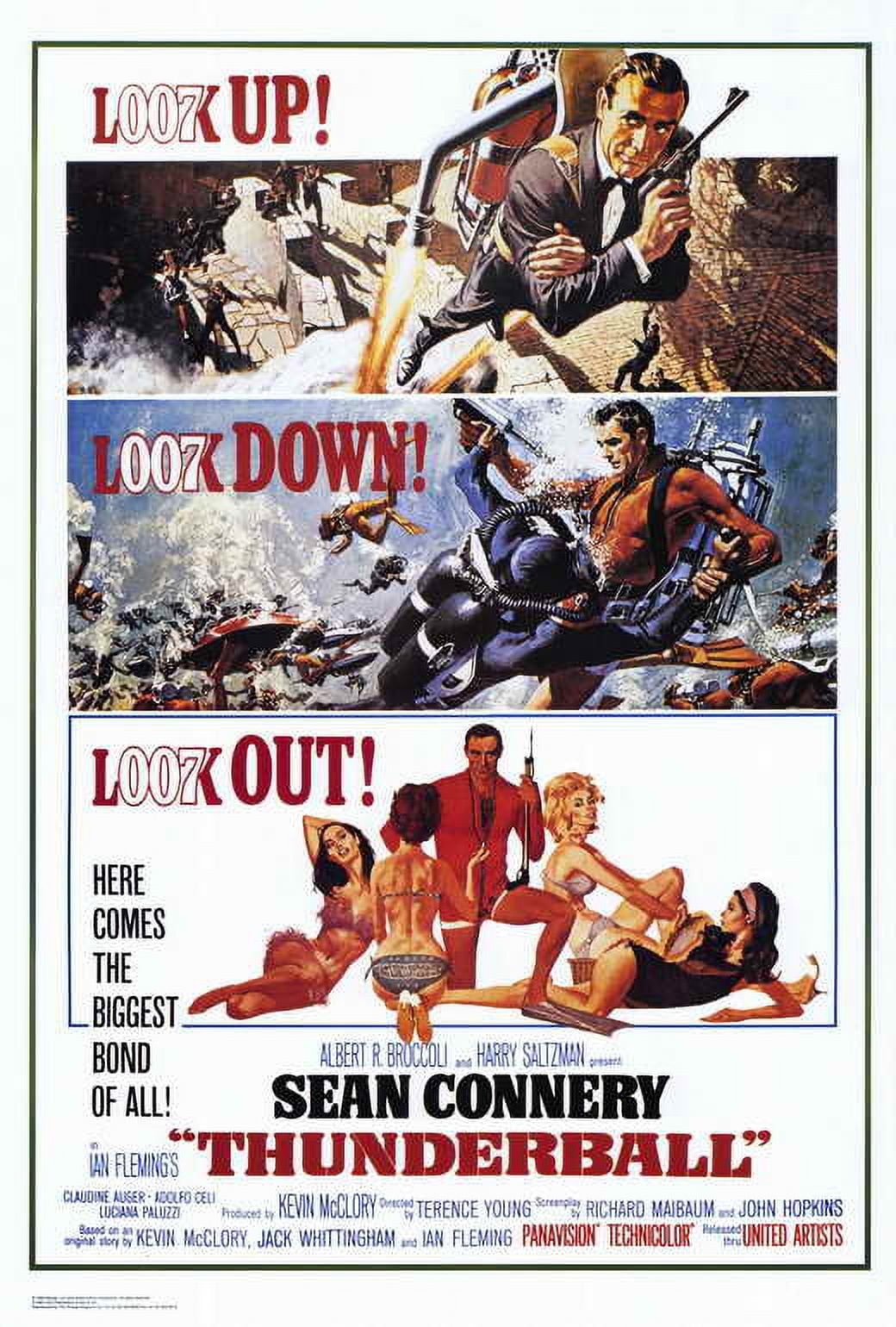 Thunderball - movie POSTER (Style A) (27" x 40") (1965) - Walmart.com