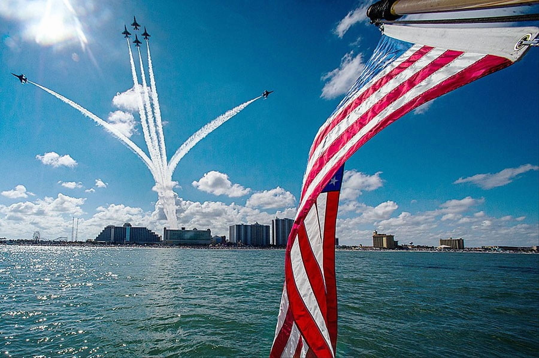 Thunderbirds Delta Opener Wings and Waves Air Show 2014 - 12x18 Inch ...