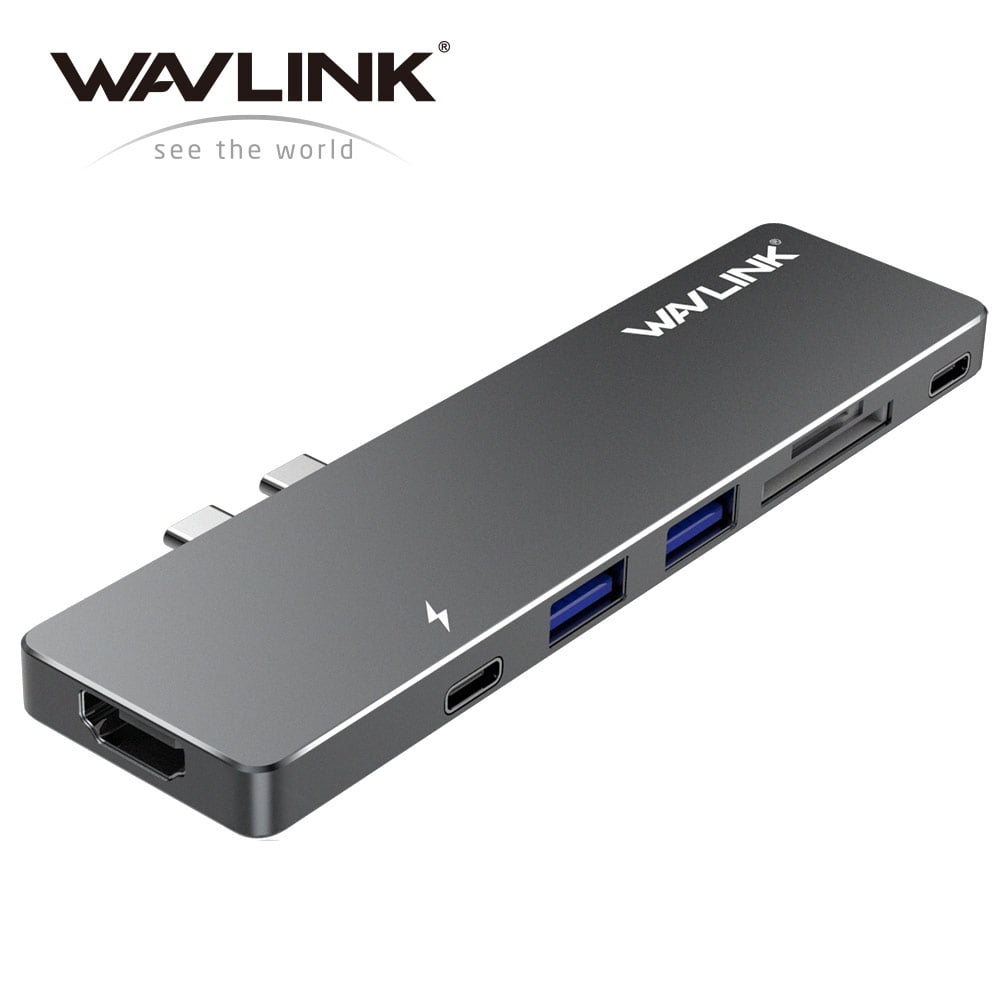 Thunderbolt 3 USB-C Hub Adapter Dongle, Fastest 40Gb/s, 4K HDMI, Pass ...