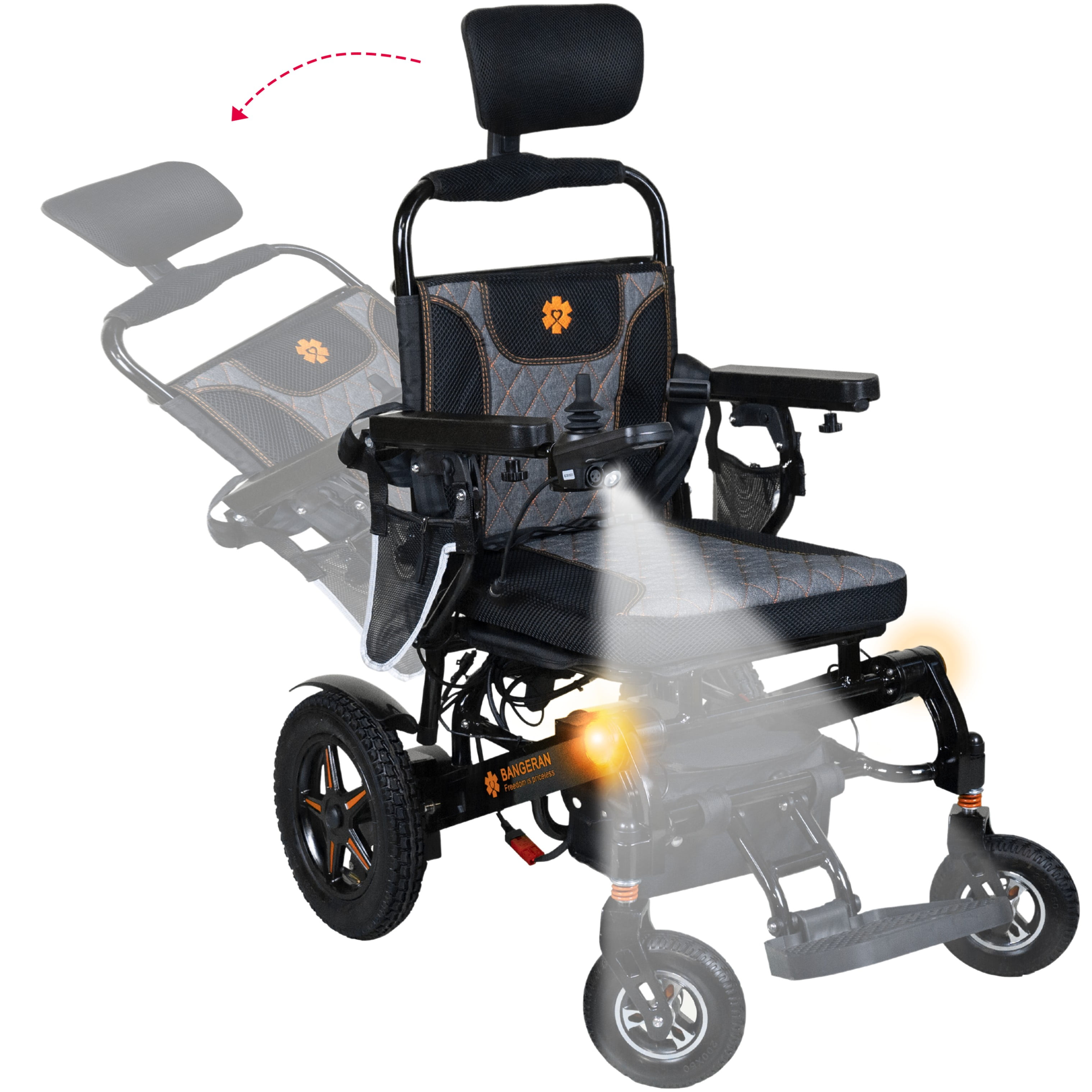 Thunderbolt All Terrain Lightweight 180 Degrees Folding Reclining ...