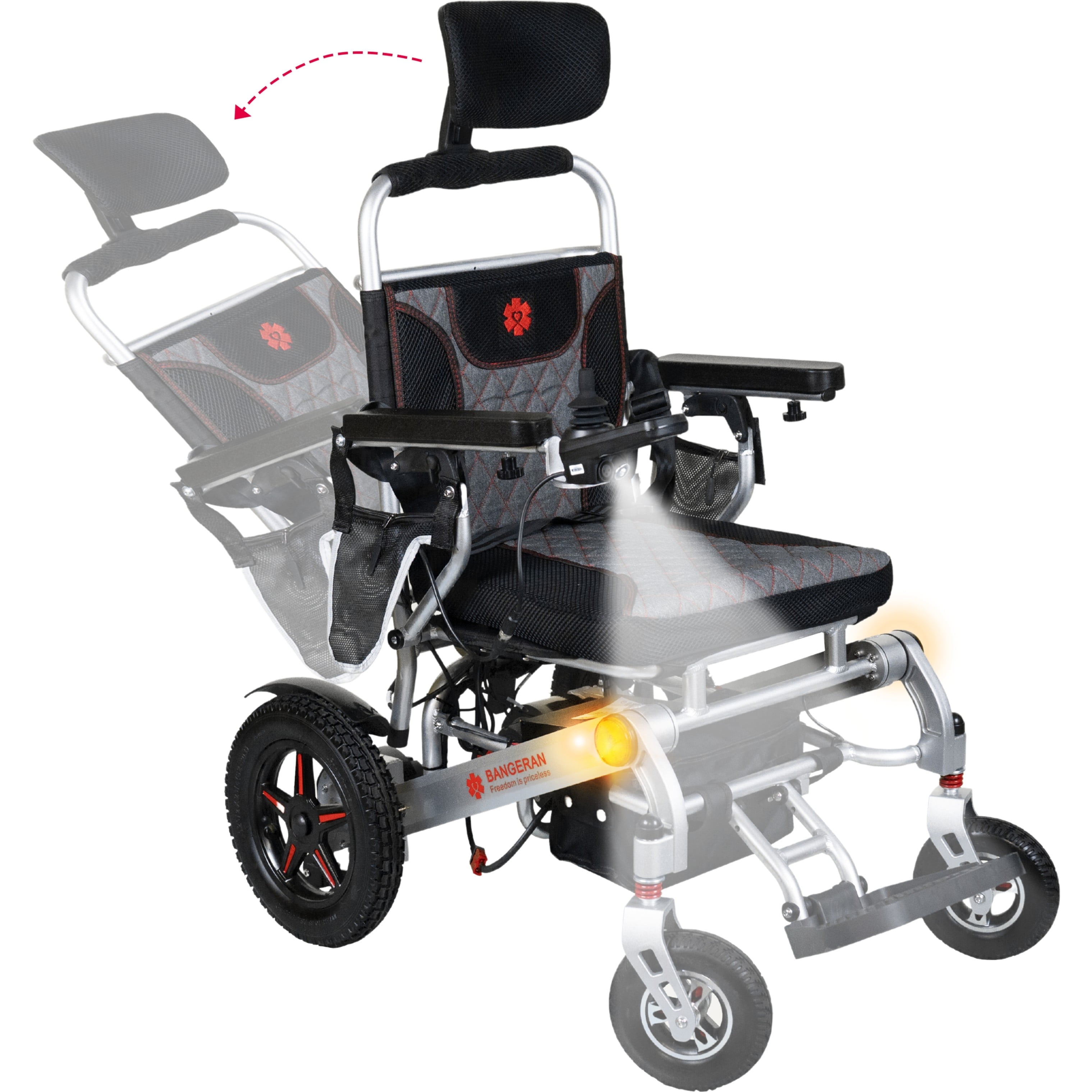 Thunderbolt Reclining Lightweight Electric Wheelchair – High-End ...