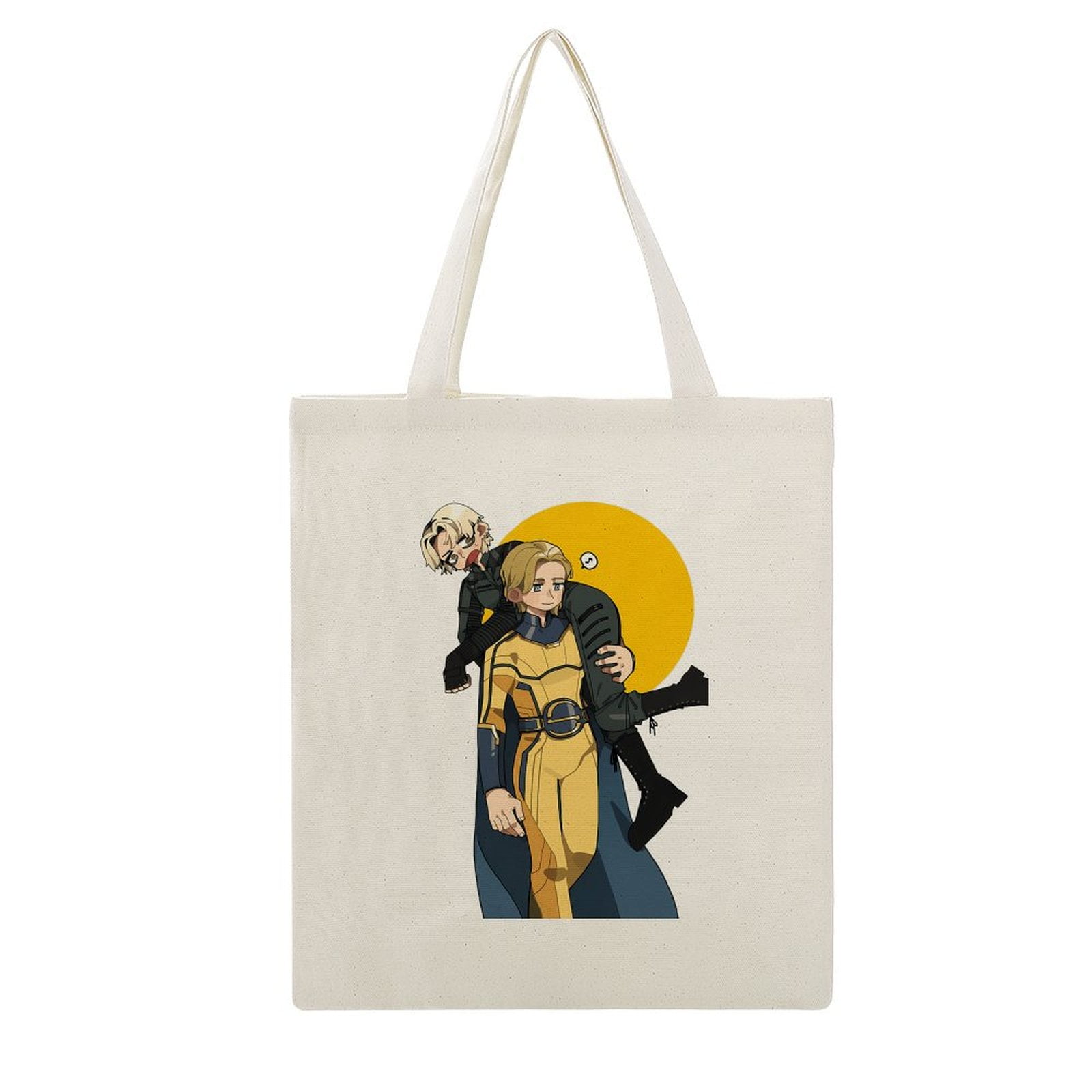 Thunderbolts Canvas Tote Bag Reusable Can Be Carried On One Shoulder Or ...