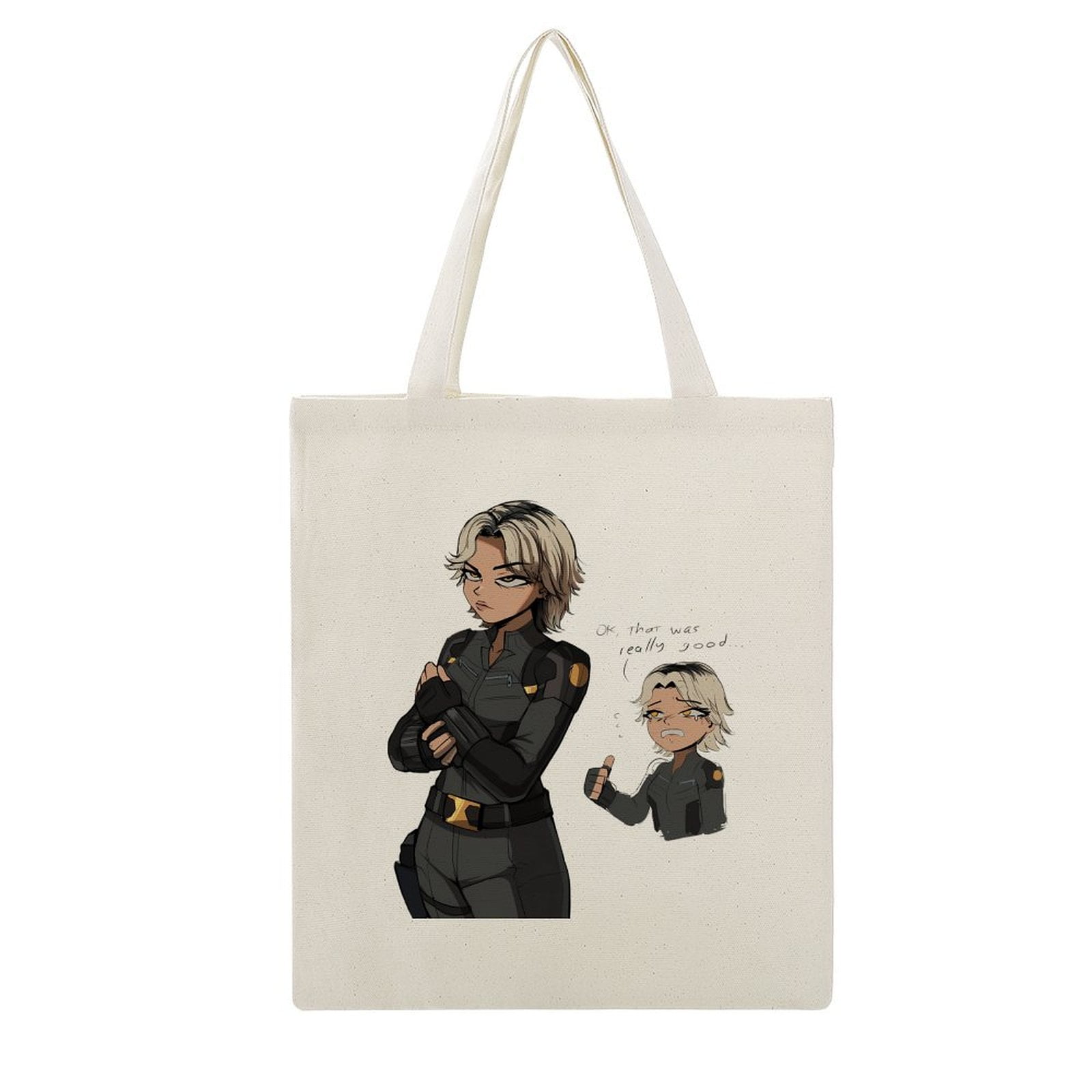 Thunderbolts Canvas Tote Bag Reusable Can Be Carried On One Shoulder Or ...