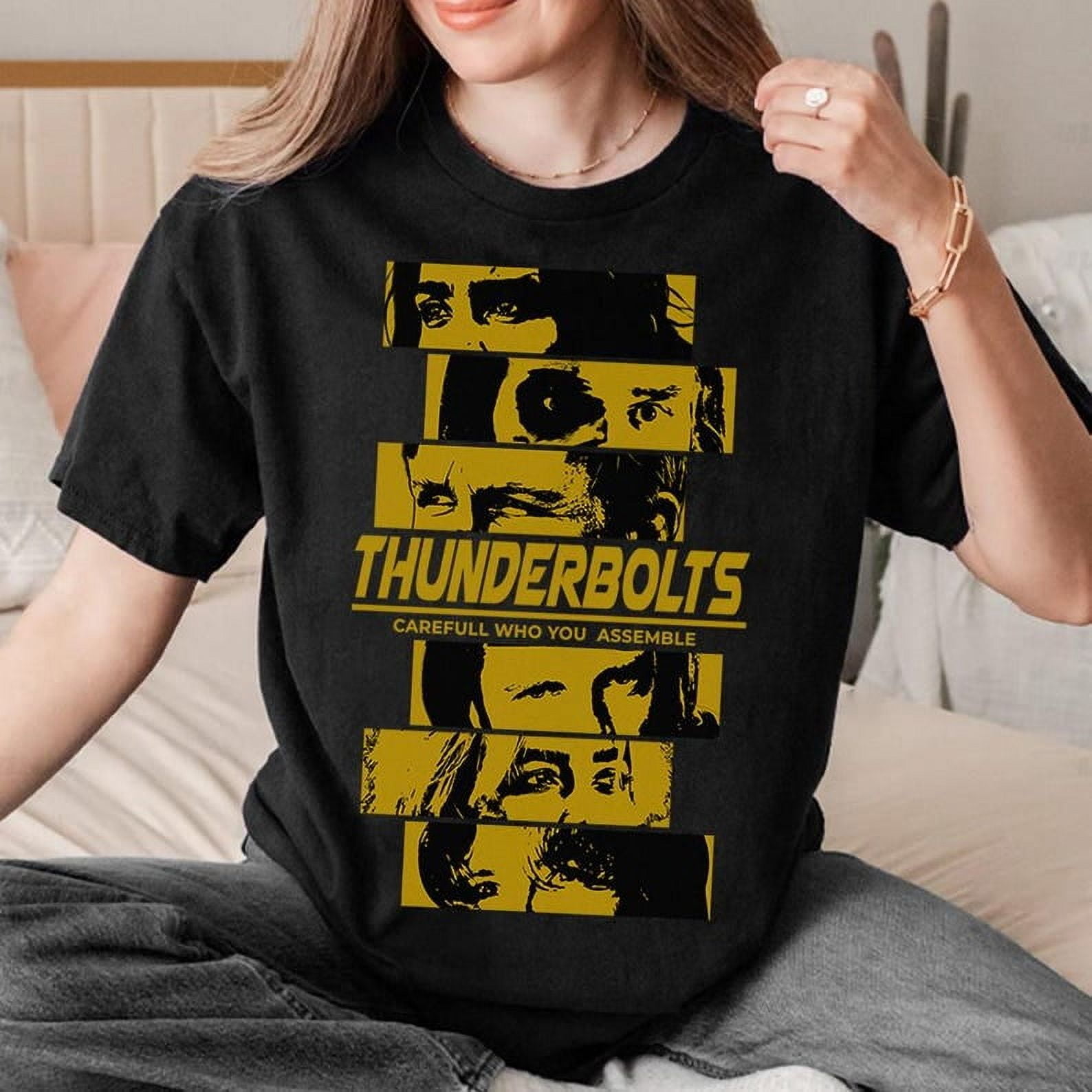 Thunderbolts Characters Shirt, Careful Who You Assemble Shirt, Vintage Movie Shirt, Yelena ...