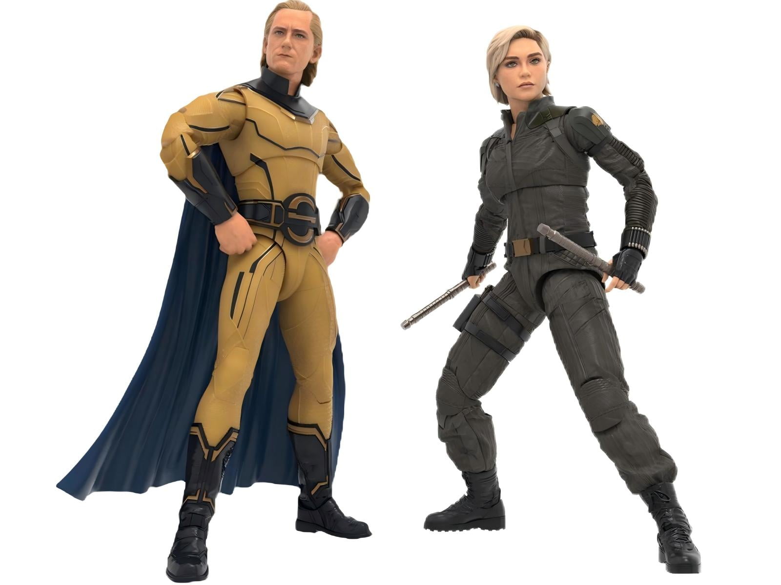 Thunderbolts Figure - 6In Legends Series Yelena Belova & Sentry Figure ...