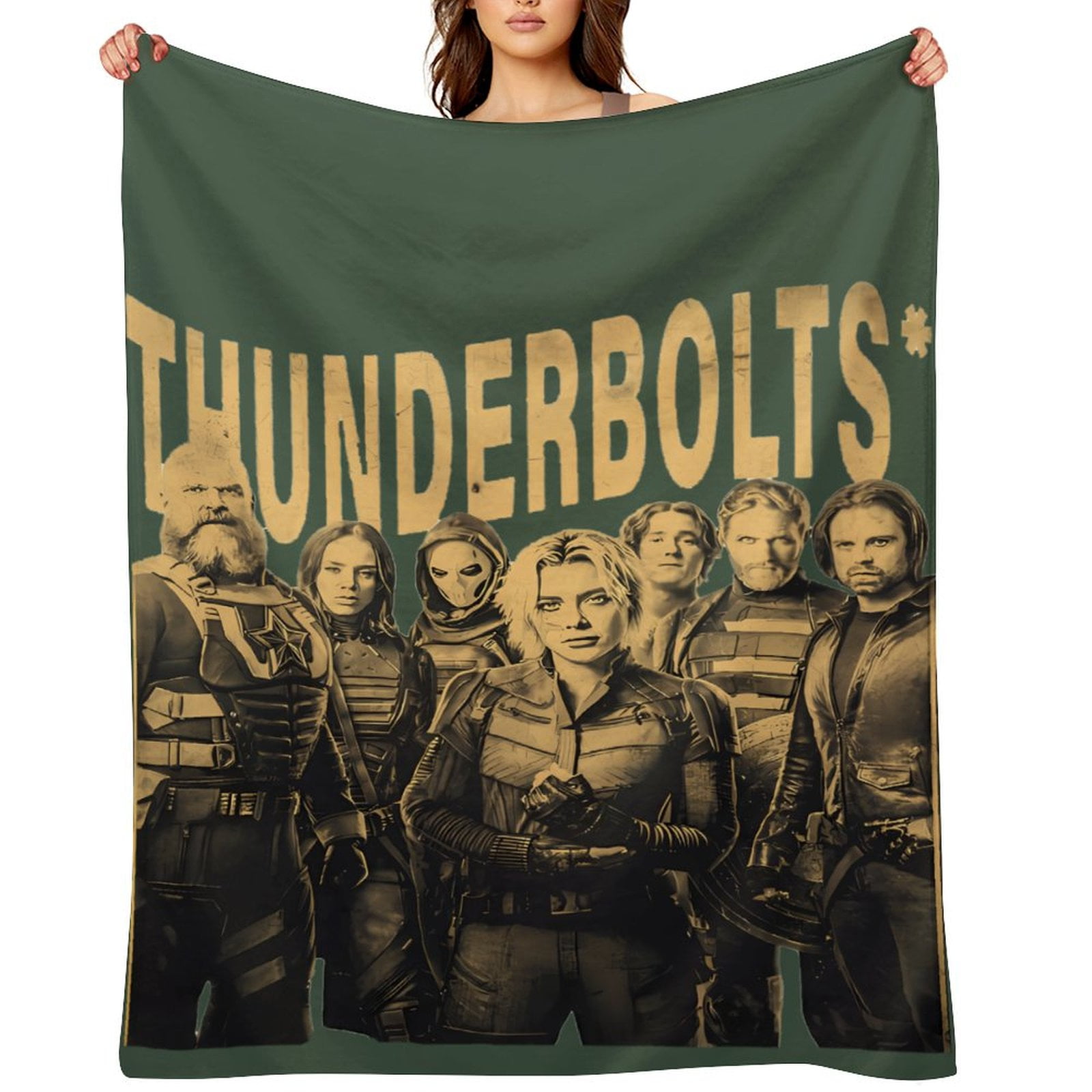 Thunderbolts Flannel Blanket For Napping Cover For Sofa Bed For Living ...