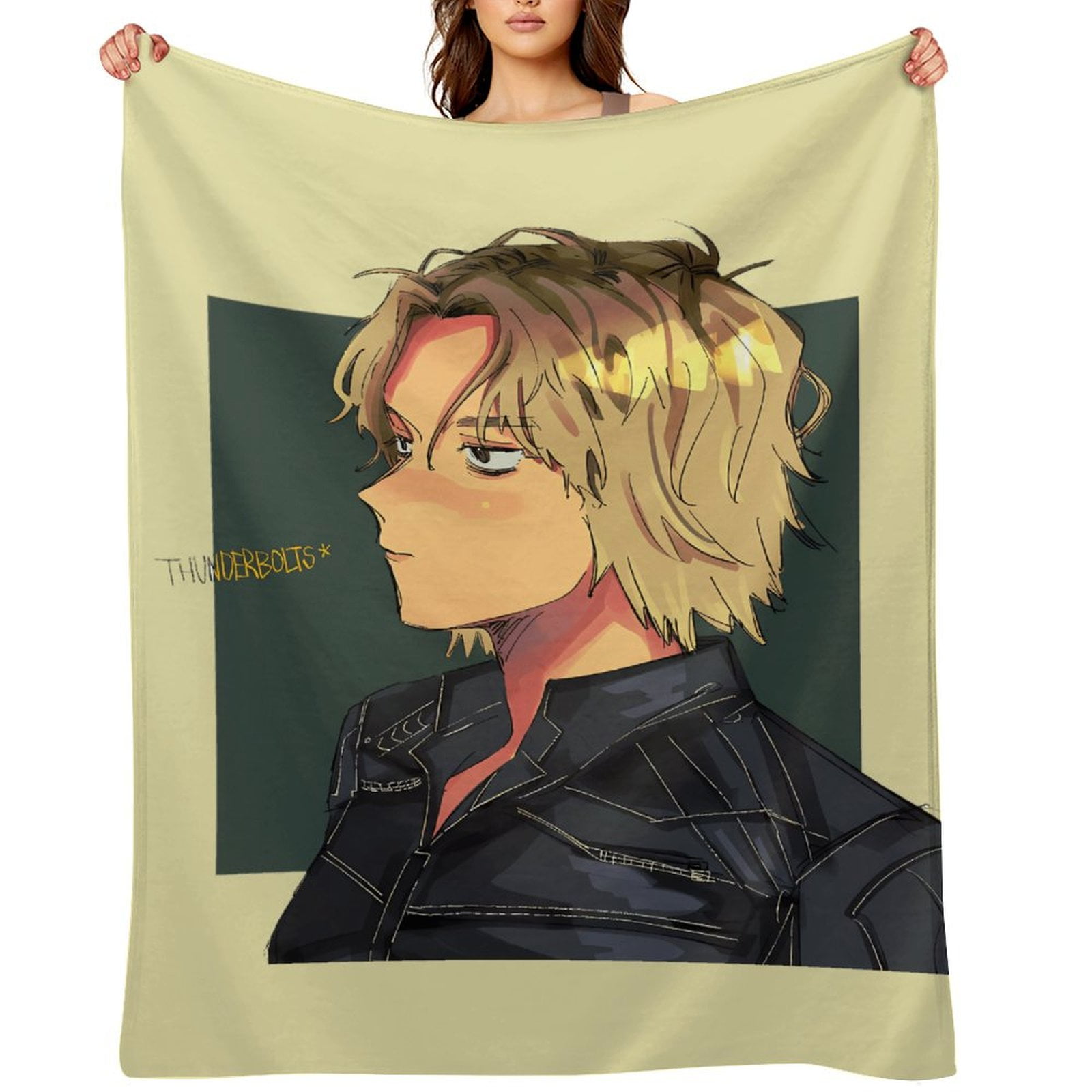 Thunderbolts Flannel Blanket For Napping Cover For Sofa Bed For Living ...