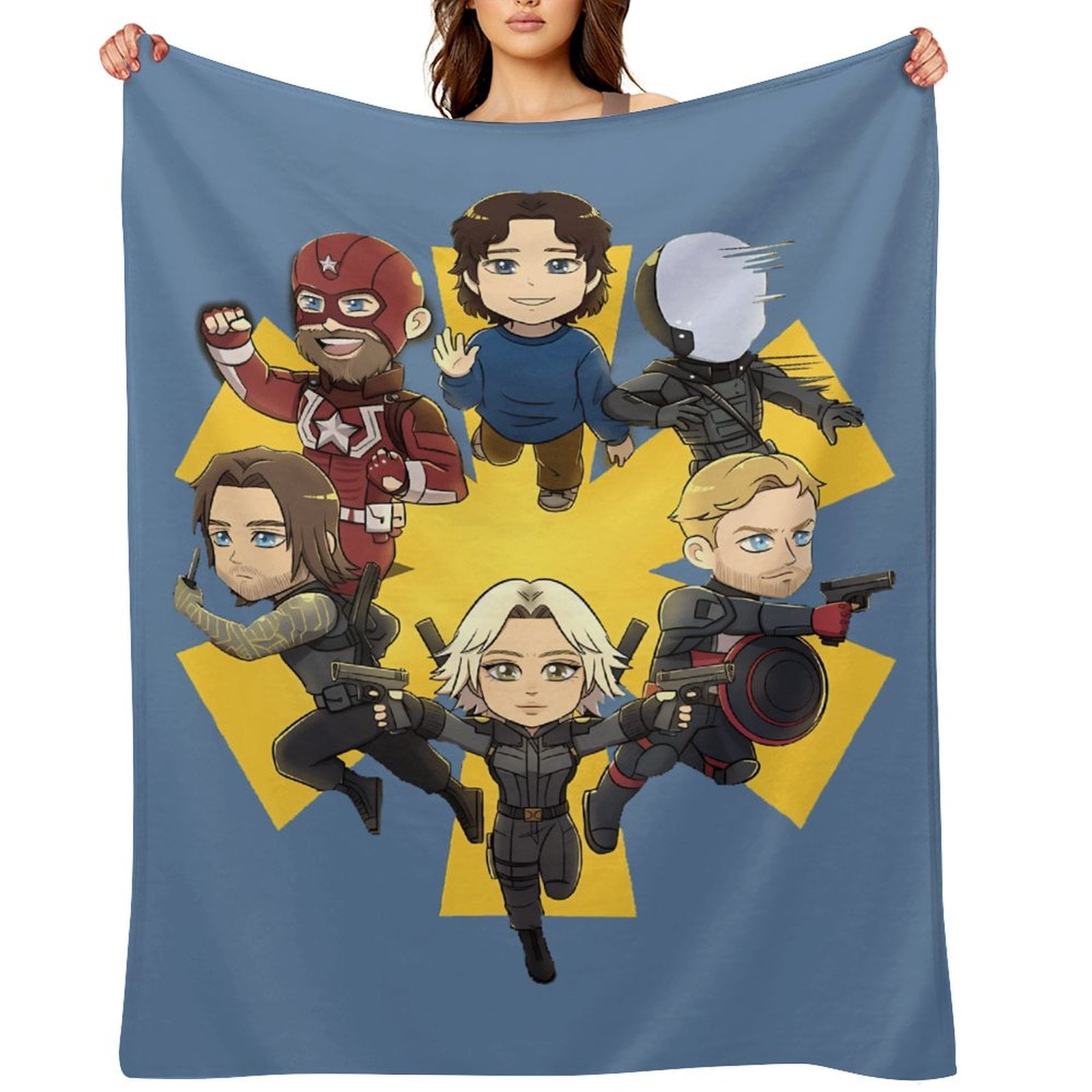 Thunderbolts Flannel Blanket For Napping Cover For Sofa Bed For Living ...