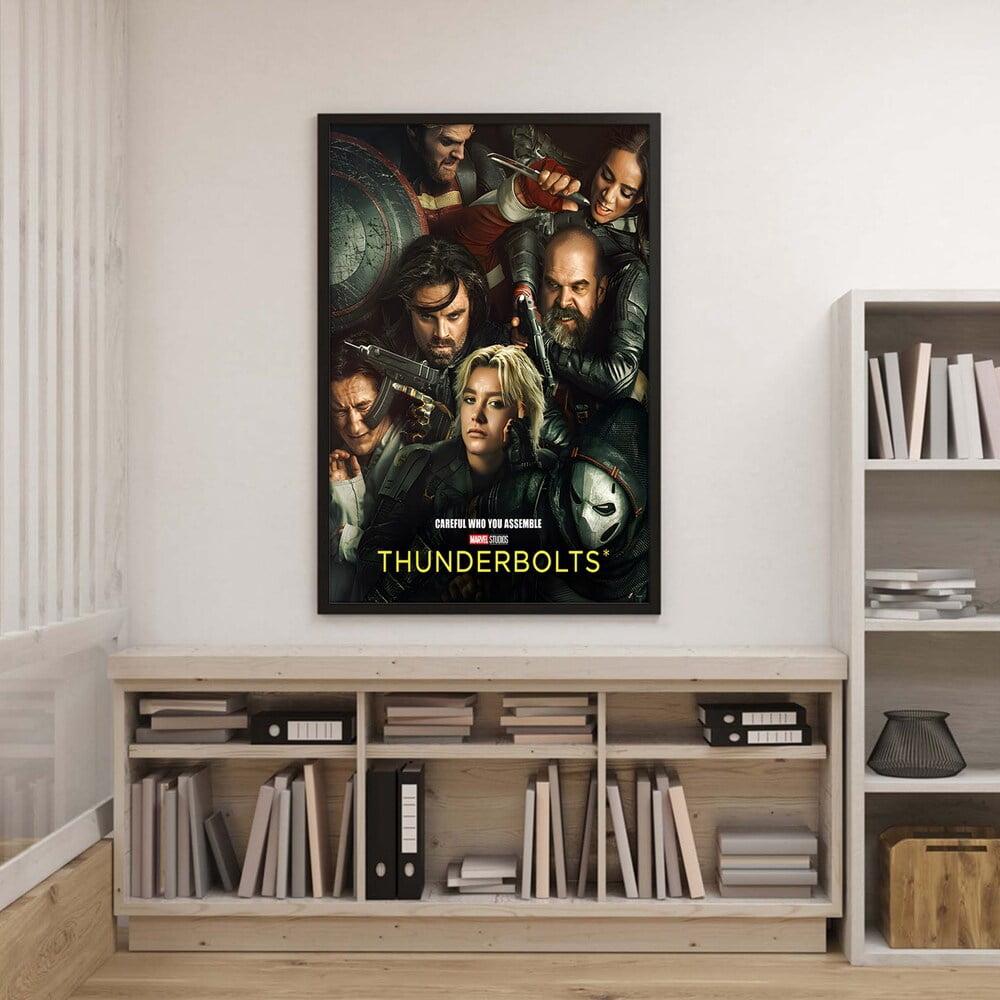 Thunderbolts Movie Poster Bucky Barnes Yelena Belova Sentry Zemo Poster ...