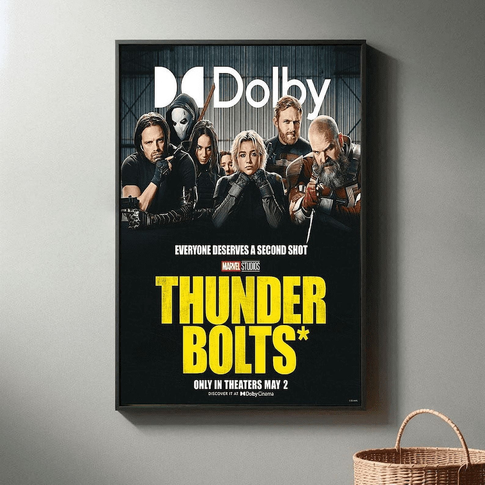 Thunderbolts Movie Poster High Quality Canvas Print I 2025 Movie Poster ...