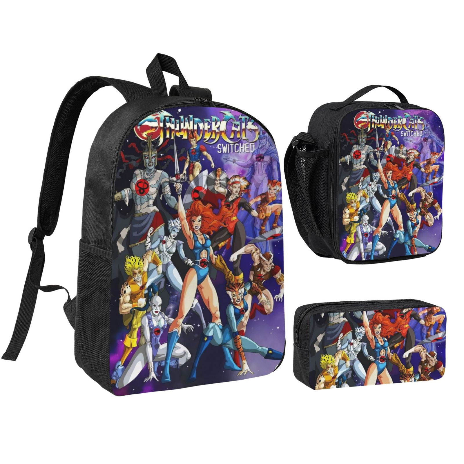 Thundercats Backpack Set with Insulated Lunch Bag and Case for Adults ...