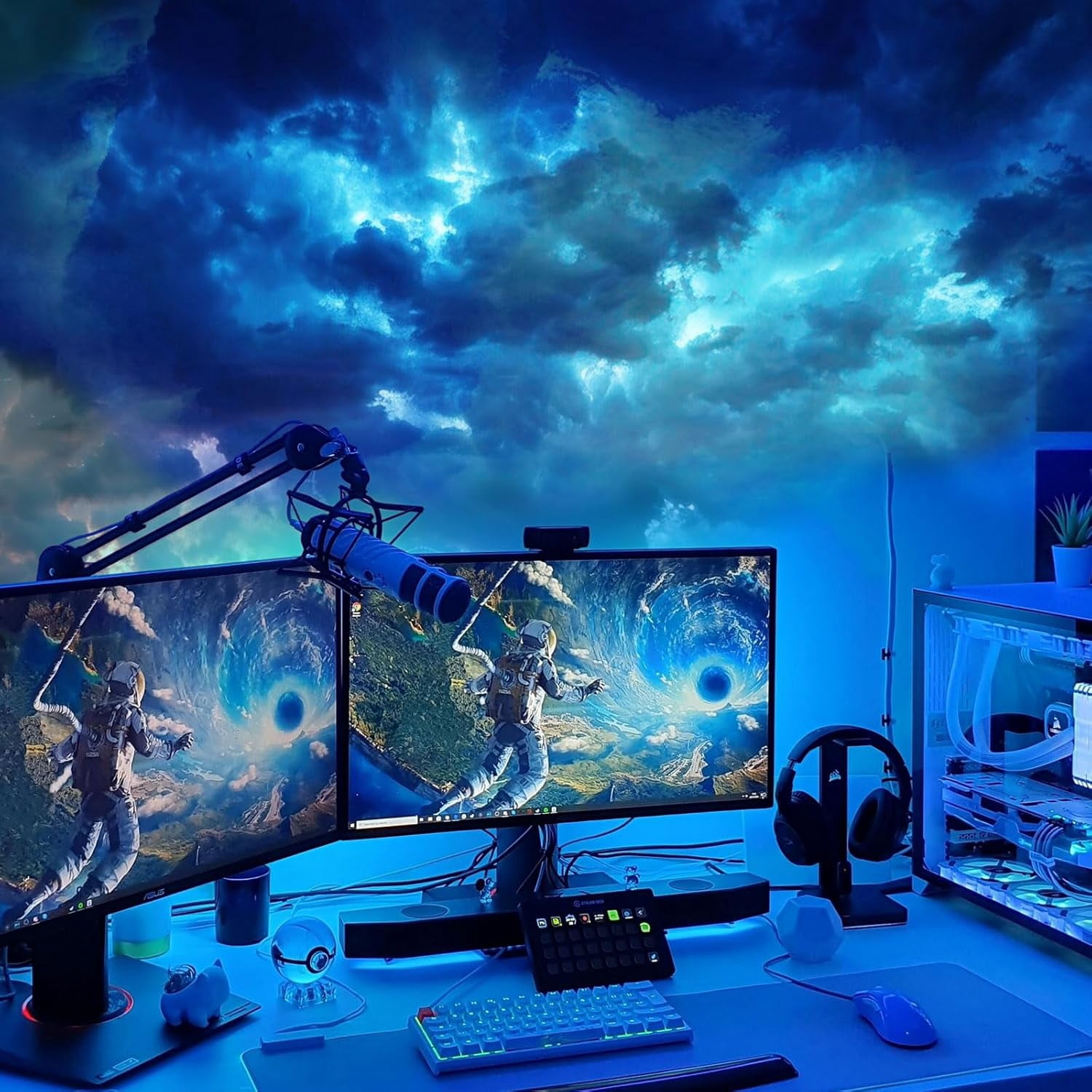 Thundercloud Ceiling Light, DIY Effects, Color Changing, Music Sync ...