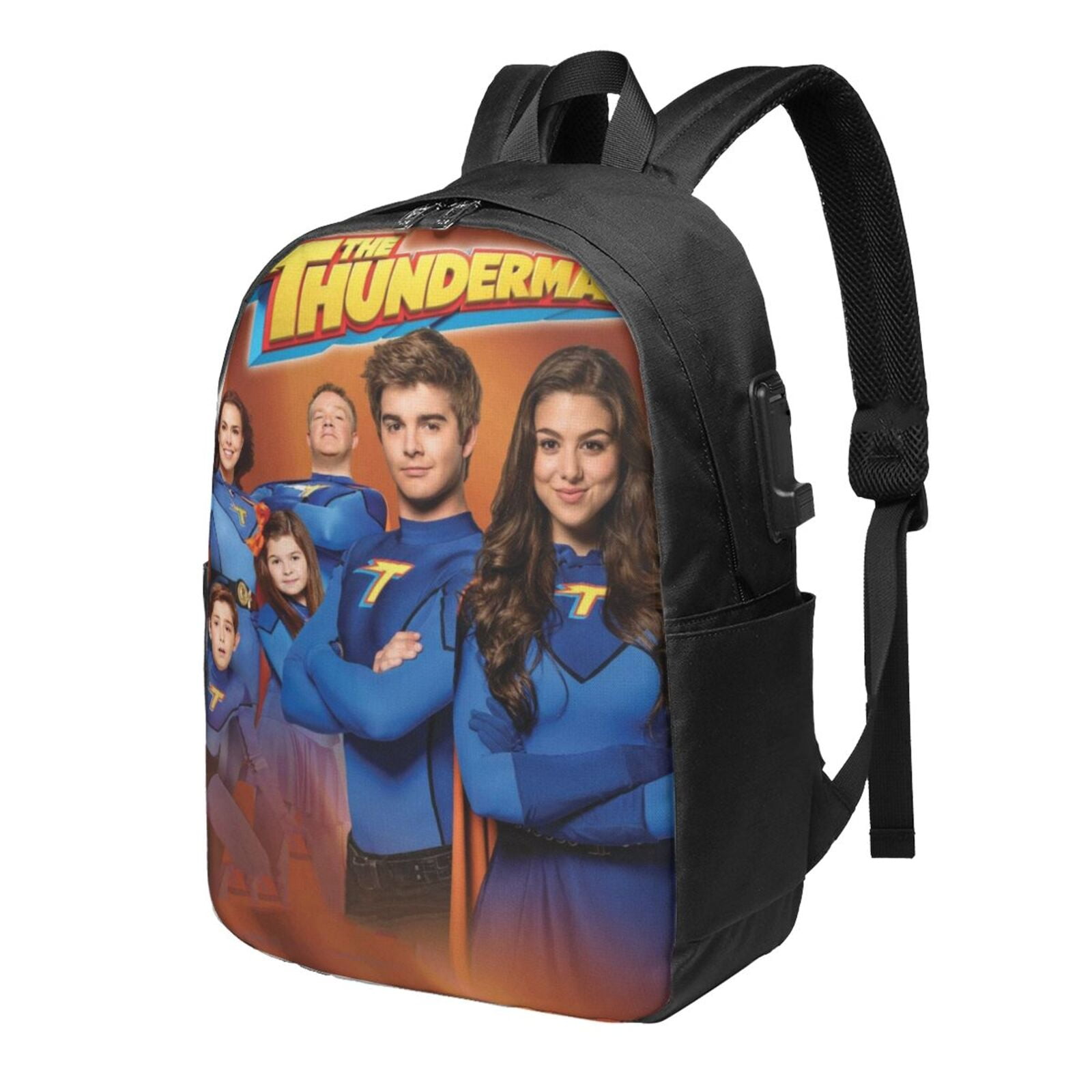 The Thundermans Poster School Backpack Laptop Bag Unisex Daypack Bookbag Satchel Rucksack ...