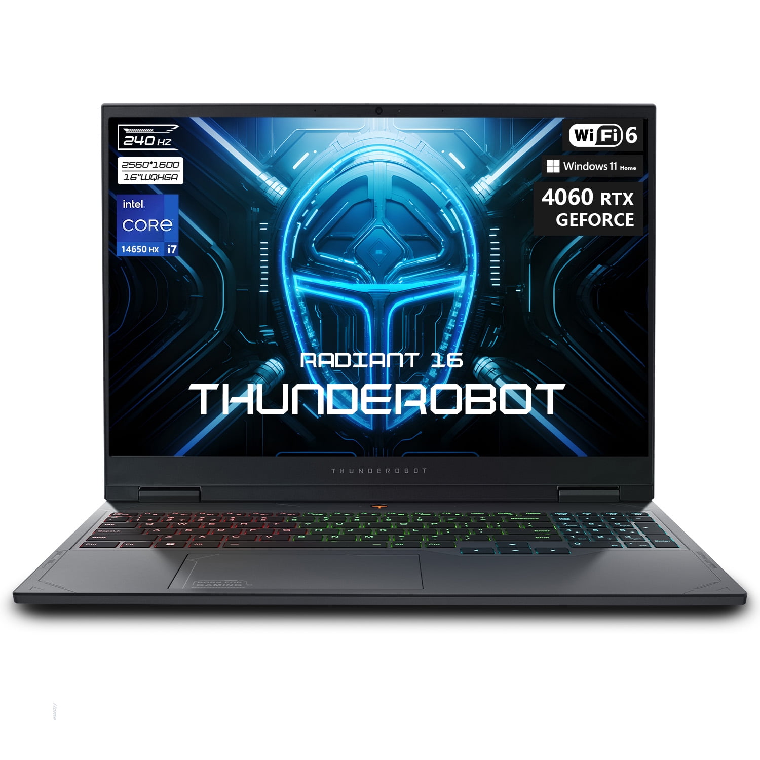 Thunderobot Radiant 16 Gaming Laptop, 16" WQXGA 240Hz, Intel i7-14650HX, GeForce RTX 4060, 16GB ...