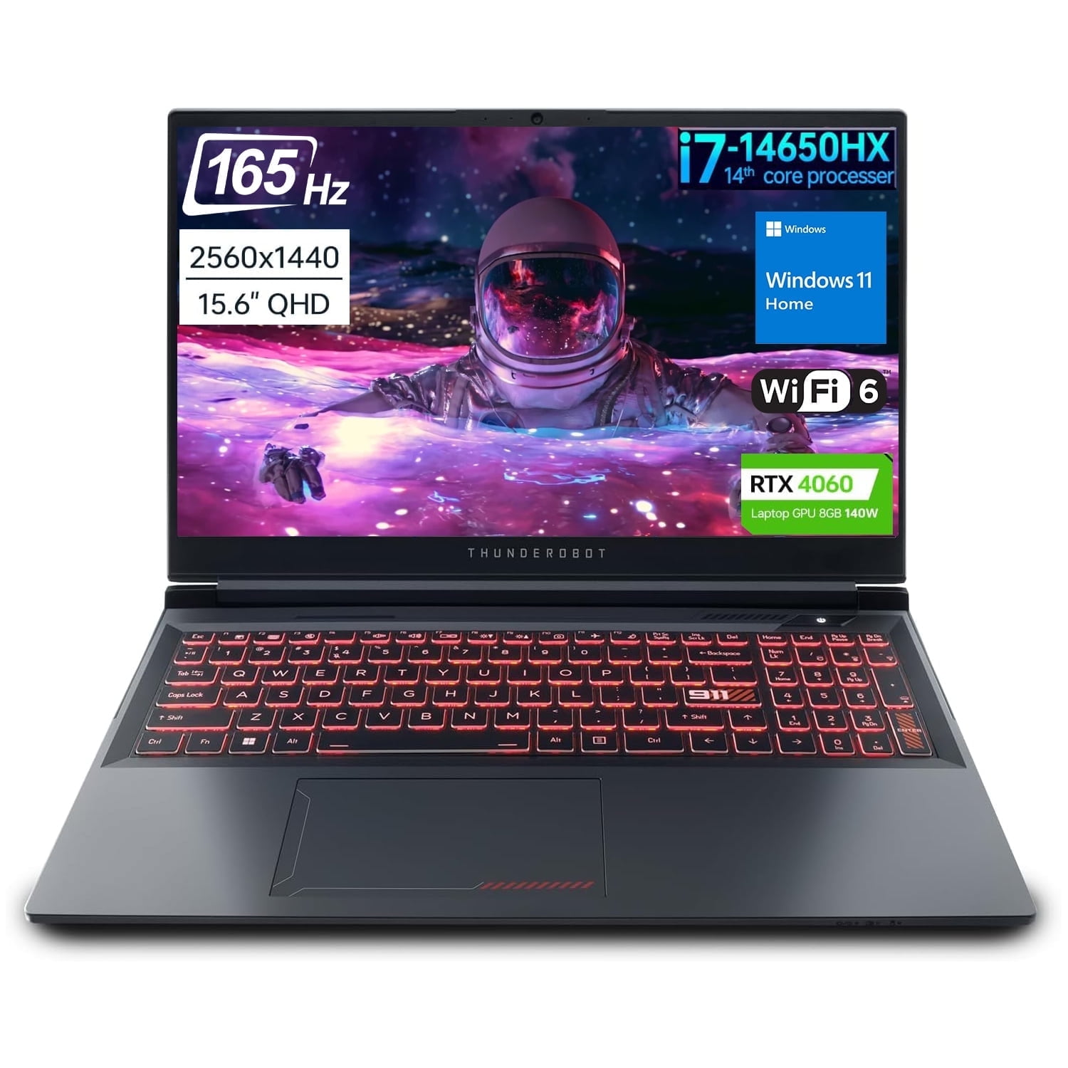 Thunderobot Radiant 15 Laptop, 15.6" QHD 165hz, Intel Core i7-14650HX ...