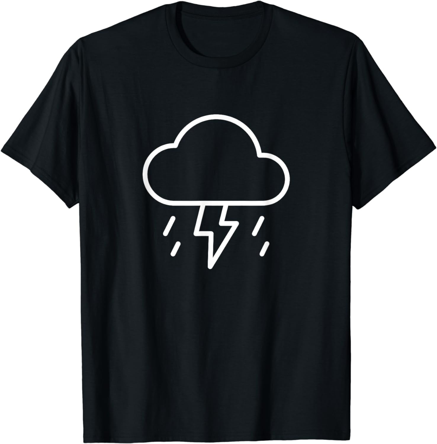 Thunderstorm Lightning Thunder Rain Storm Bad Weather T-Shirt - Walmart.com