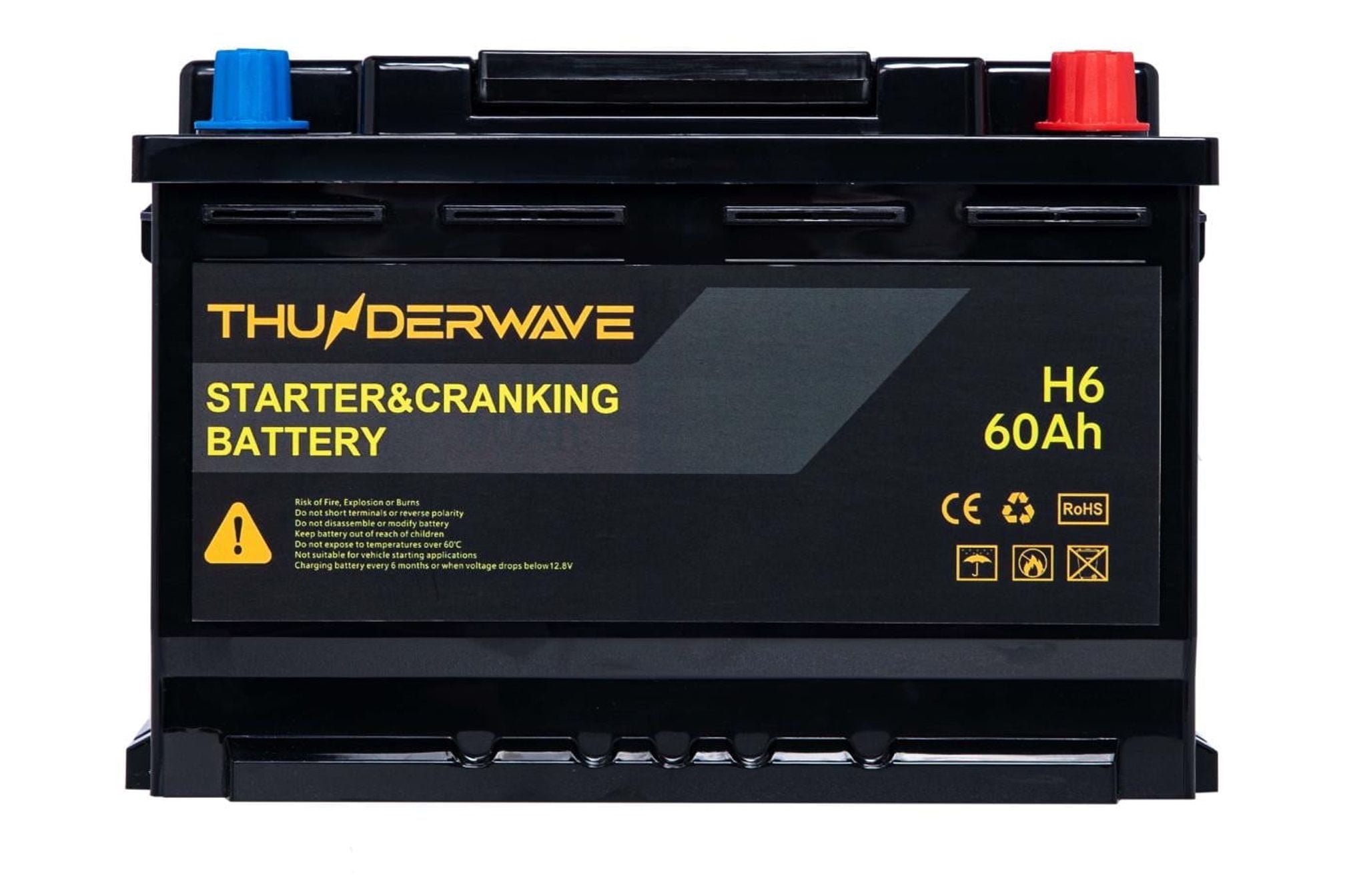 Thunderwave H6 60AH Lithium Battery 12.8 V Vehicle Battery Group 48 ...