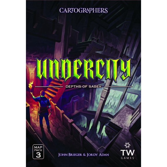 Thunderworks Games - Cartographers: Map Pack 3, Undercity| Expansion ...