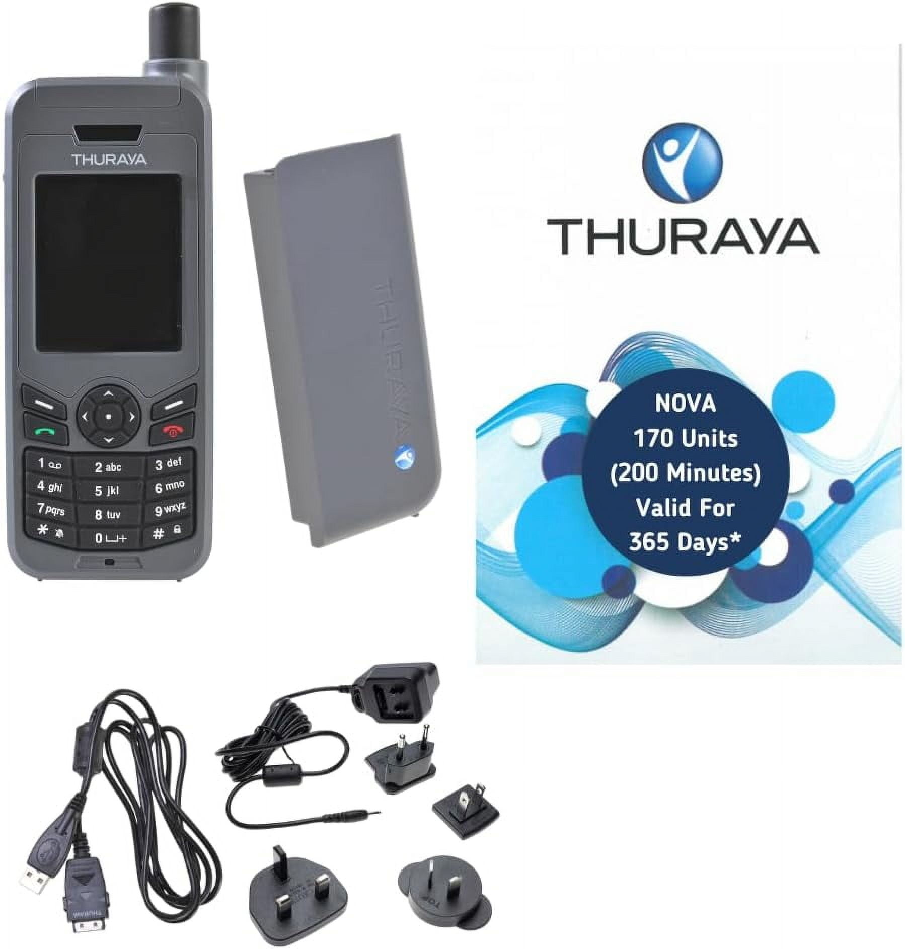 Thuraya XT-LITE Satellite Phone Telephone & NOVA Prepaid SIM Card with ...