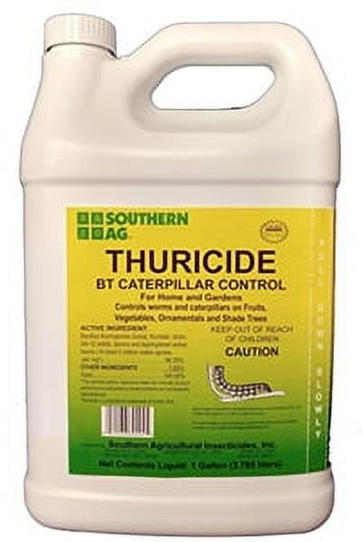 Thuricide BT Insecticide for Plants - Caterpillar Control - 1 Gallon ...
