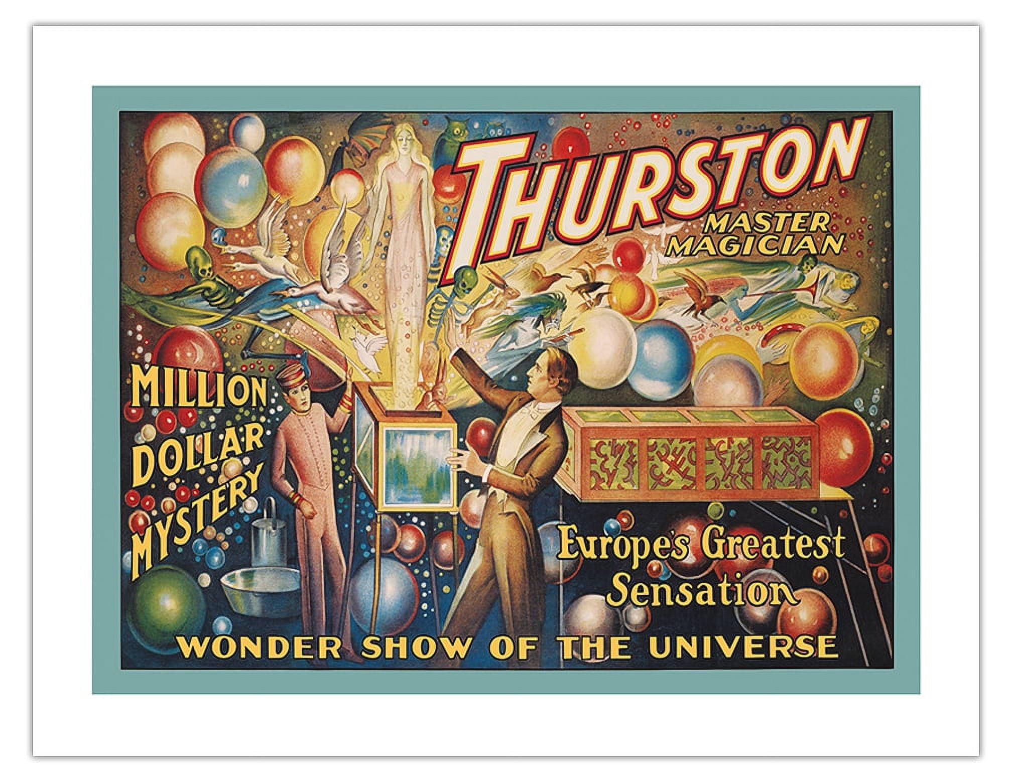 Thurston Master Magician - Million-Dollar Mystery - Vintage Magic ...