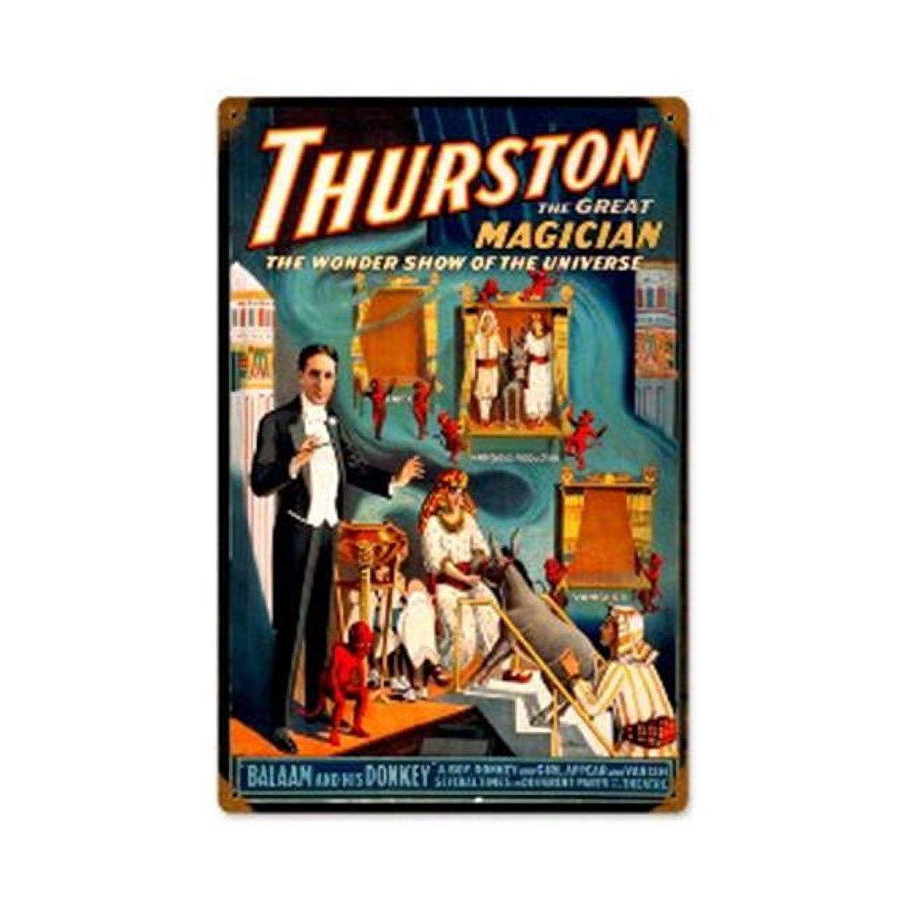 Thurston and His Donkey Humor Vintage Metal Sign - Walmart.com