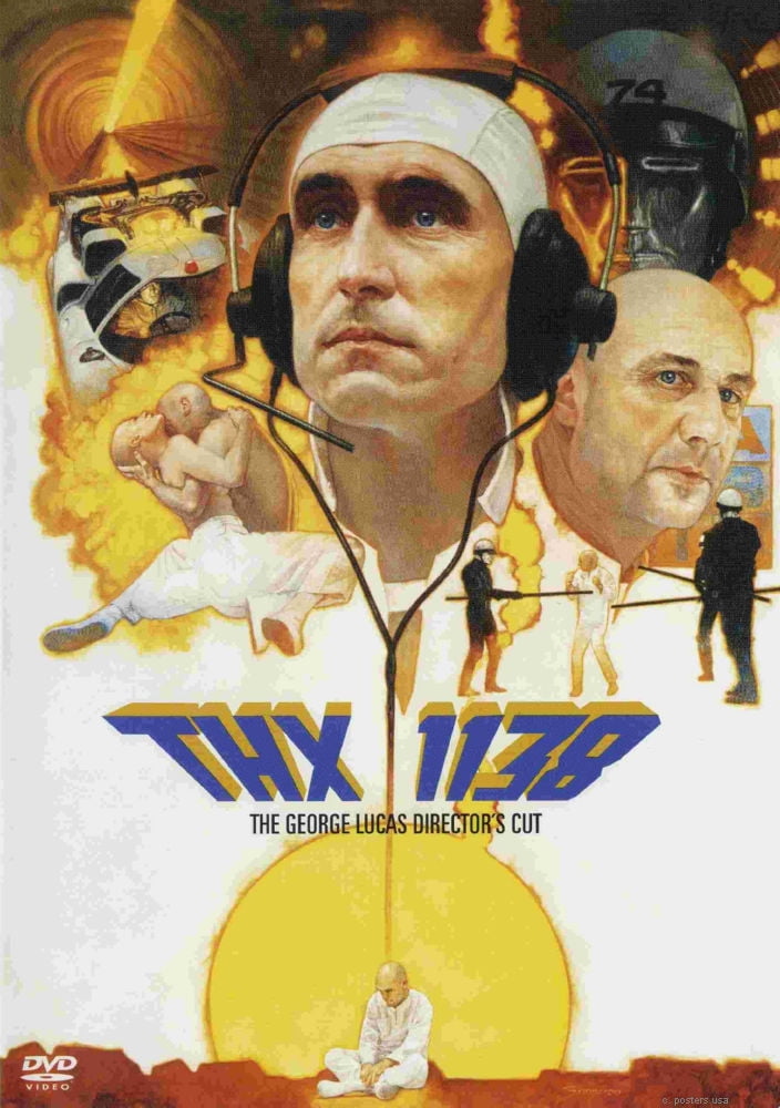 Thx 1138 Movie Poster 12x16 Print on Metal Sign 12in x 16in Multi-Color ...