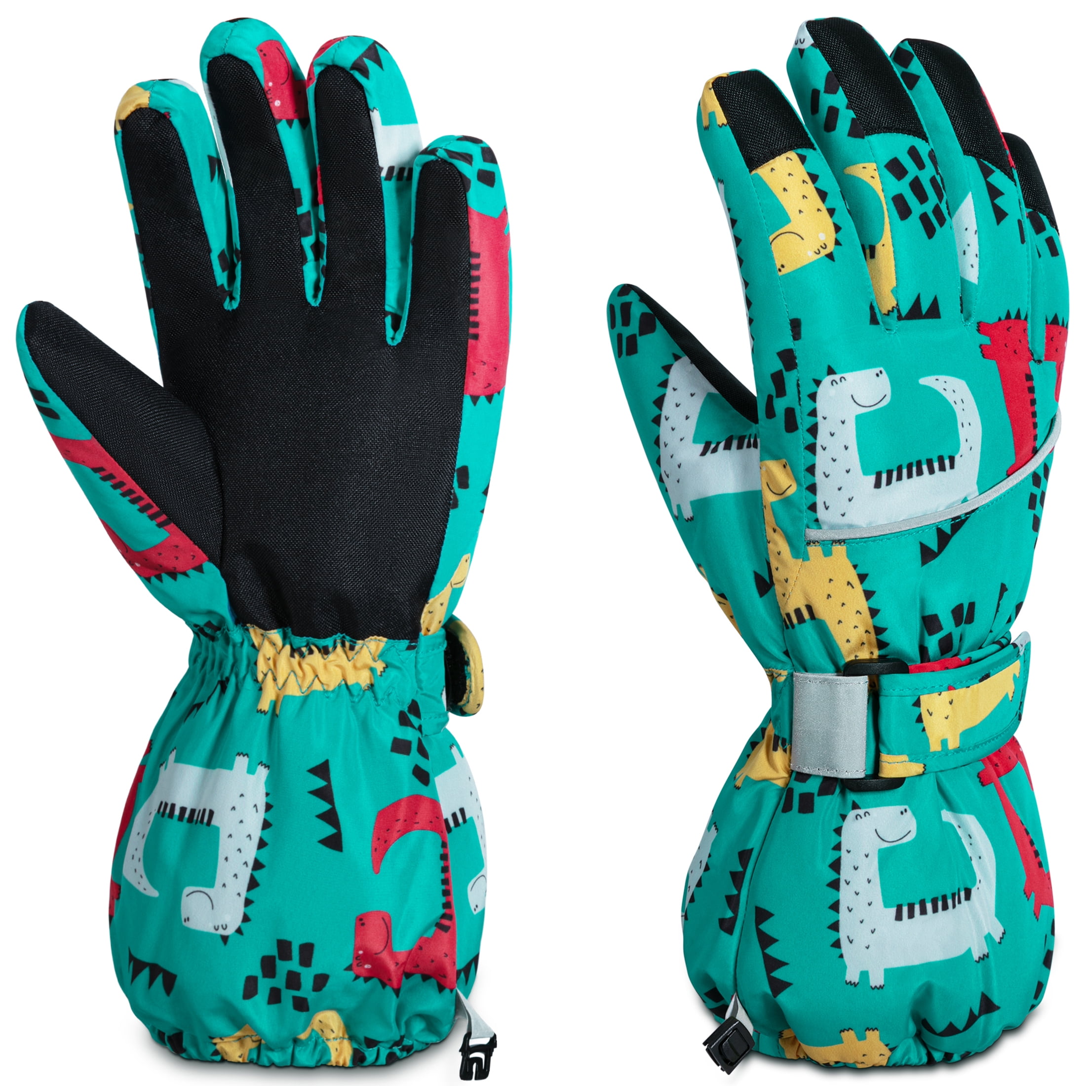ThxToms Kids Warm Gloves Winter Waterproof Snow Gloves for Ourdoor ...