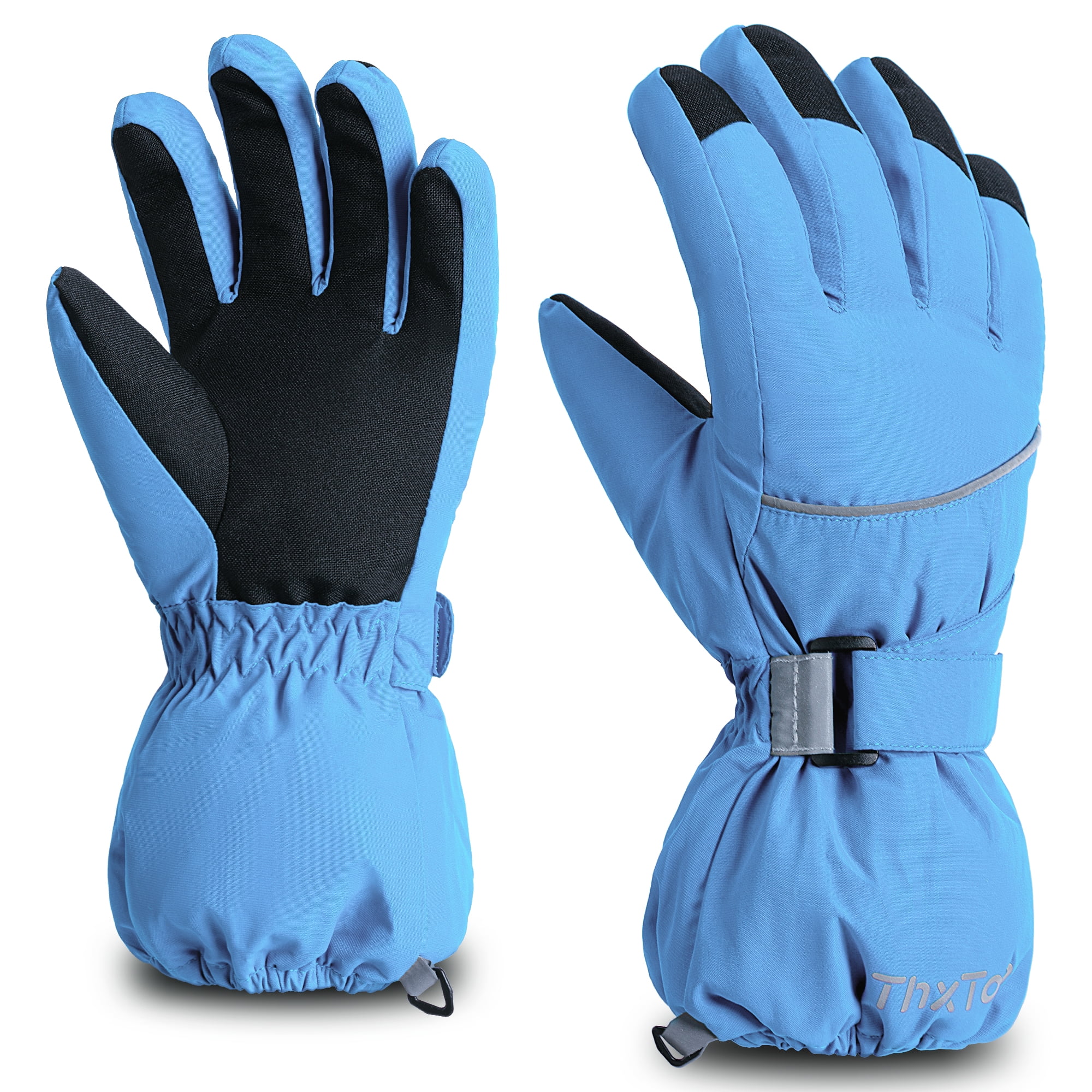 ThxToms Kids Warm Gloves Winter Waterproof Snow Gloves for Ourdoor ...