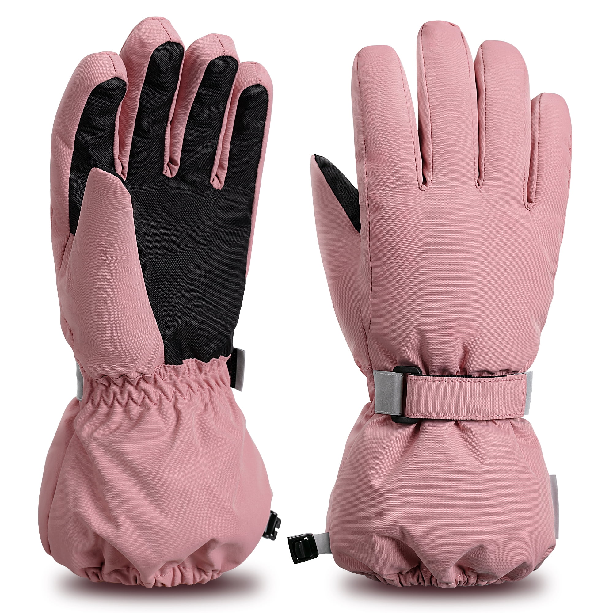 ThxToms Kids Winter Gloves, Waterproof Ski Snow Gloves for Boys and ...