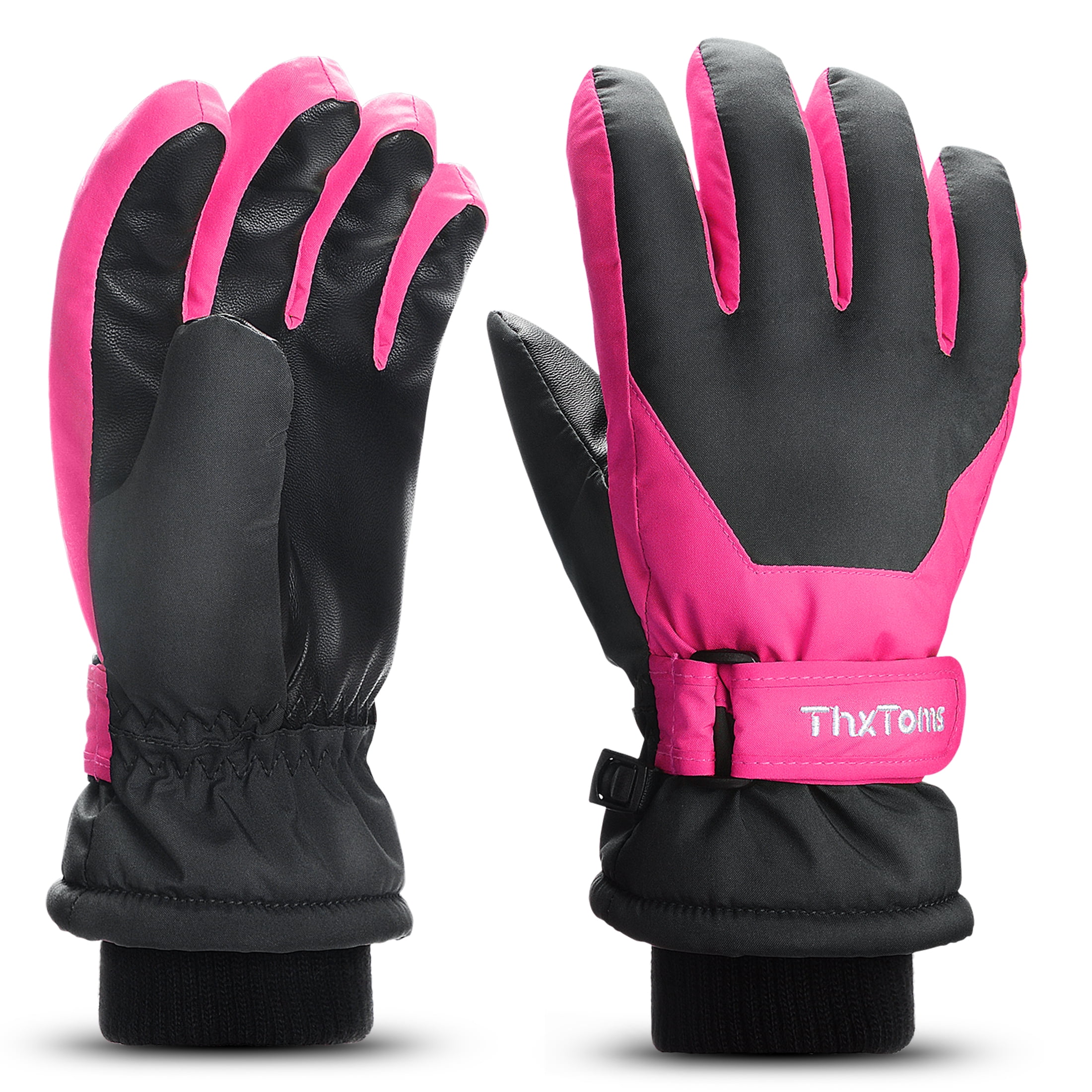 ThxToms Youth Winter Gloves, Waterproof Ski/Snowboard, Outdoor Sports ...