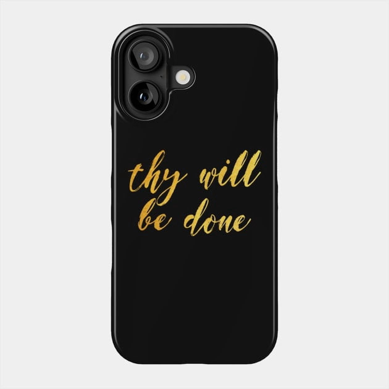 "Thy Will Be Done" Christian Faith Surrender to God's Case for Apple ...