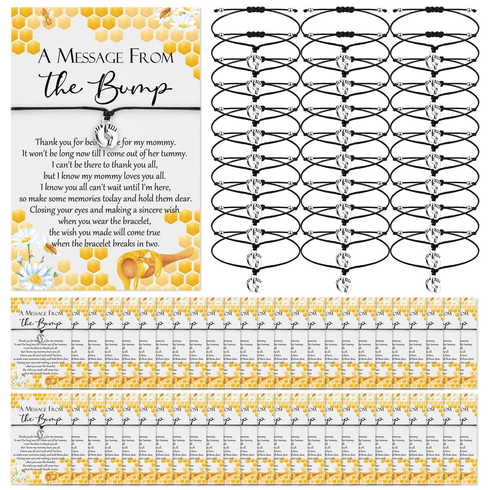 Thyle 50 Set Bee SSF20 Baby Shower Favors for Guests Adjustable ...