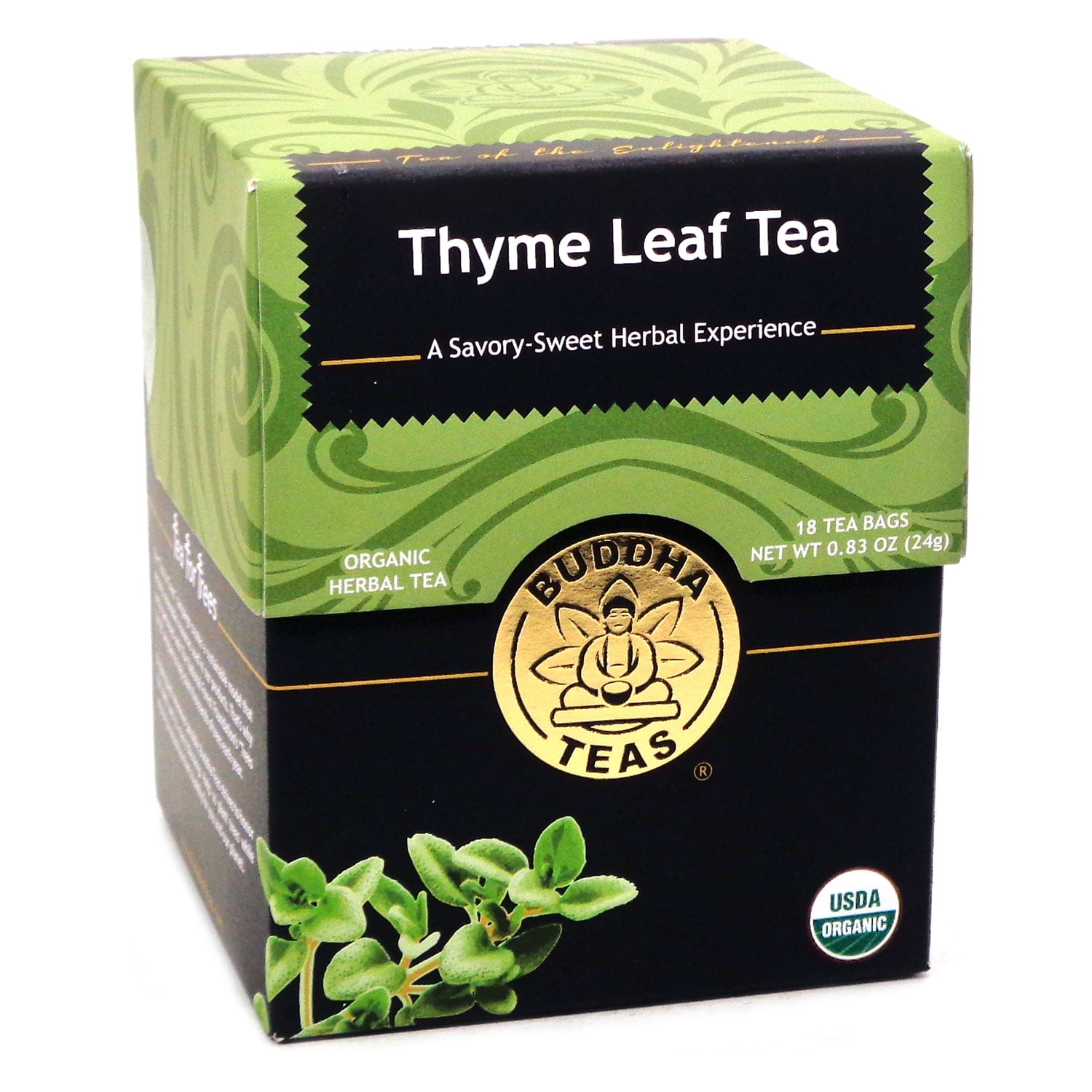 Buddha Teas - Organic Tea - Thyme Leaf - Case of 6 - 18 Count - Walmart.com