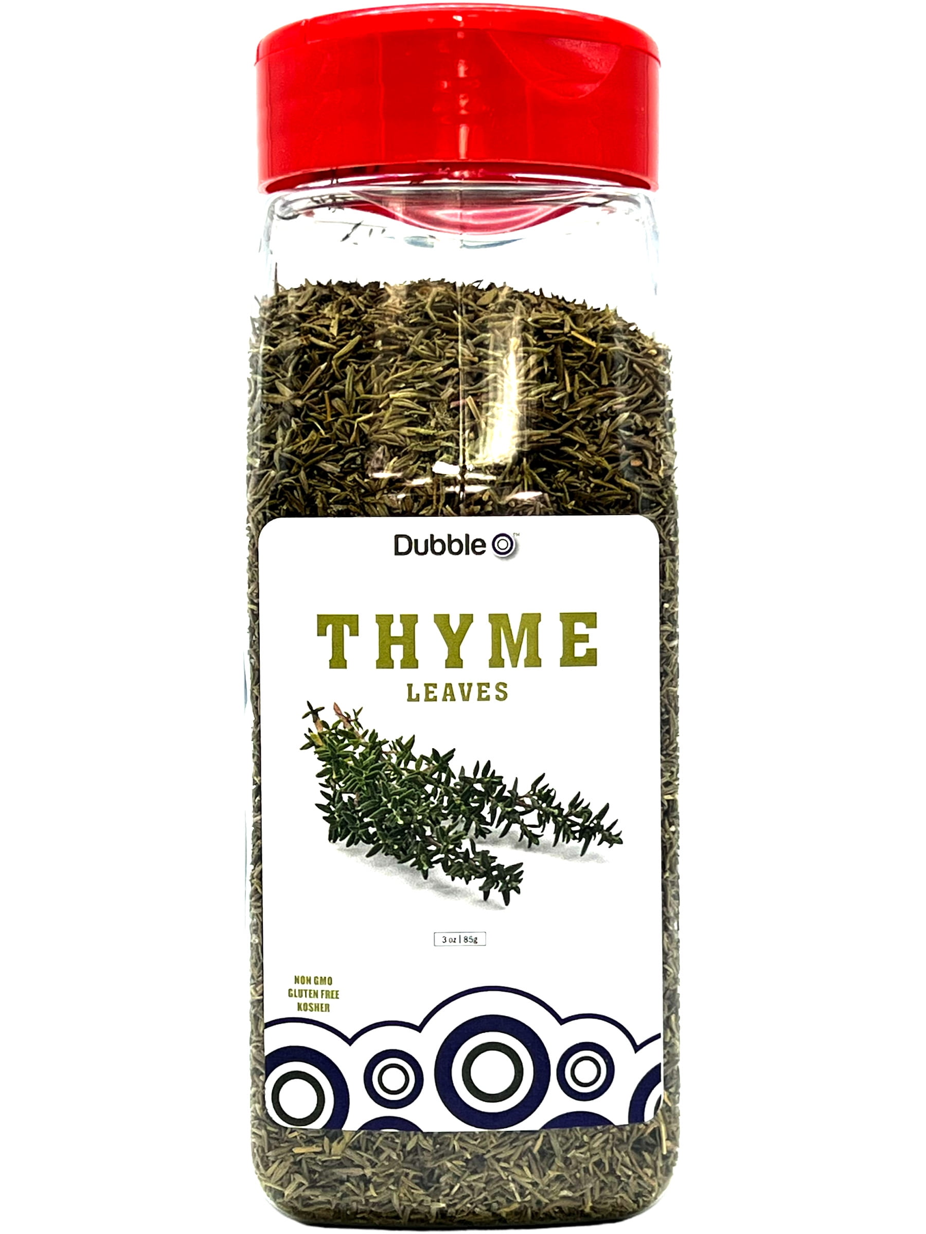 Dubble O, Thyme Leaves 3 oz, Non-GMO, Kosher, Halal, Gluten-Free, Dry Herb Seasoning - Walmart.com