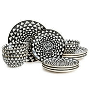 Yellowstone Rip 12-Piece Ceramic Dinnerware Set - Walmart.com